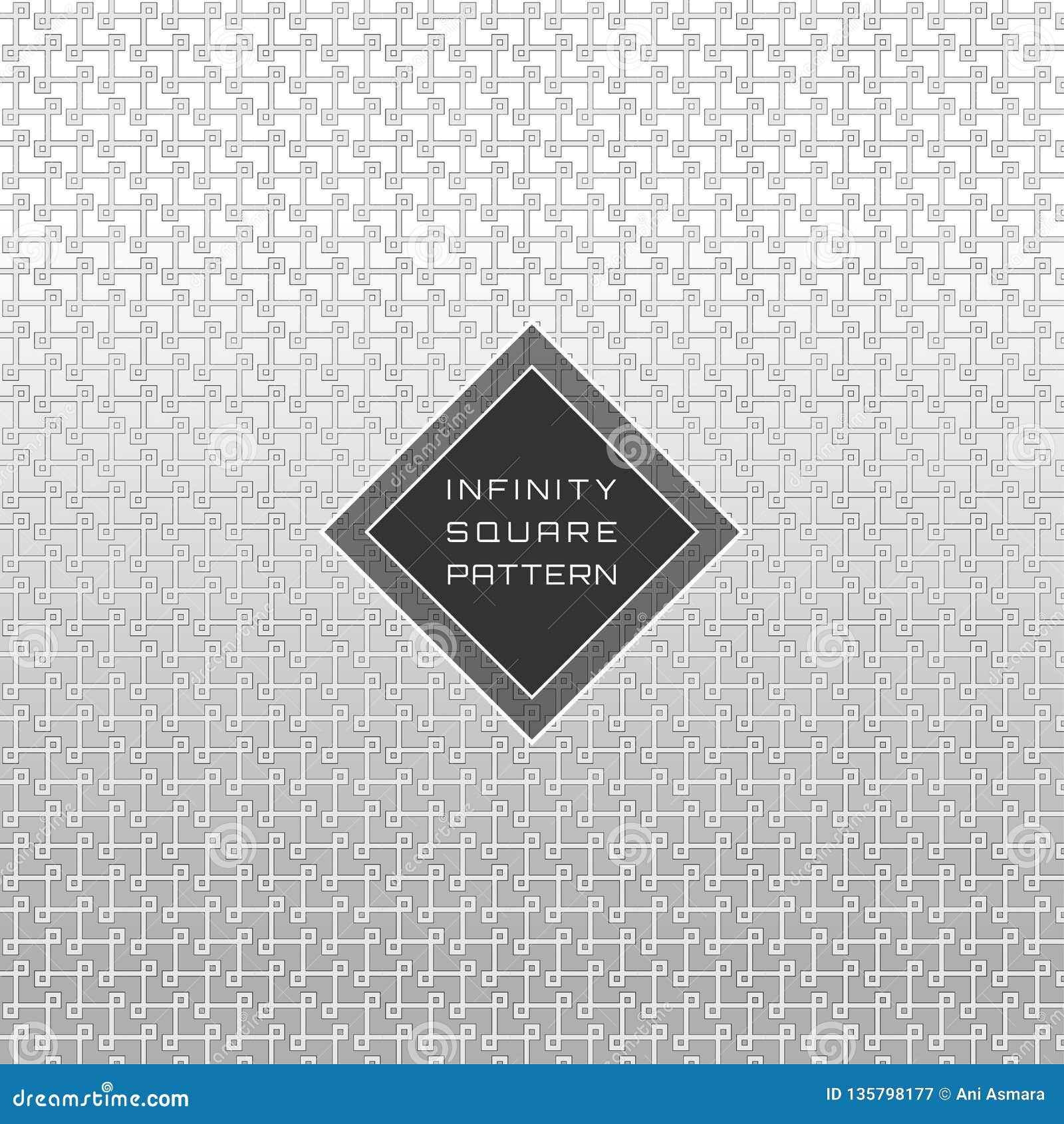 White Geometric Seamless Diagonal Infinity Square Pattern Background ...