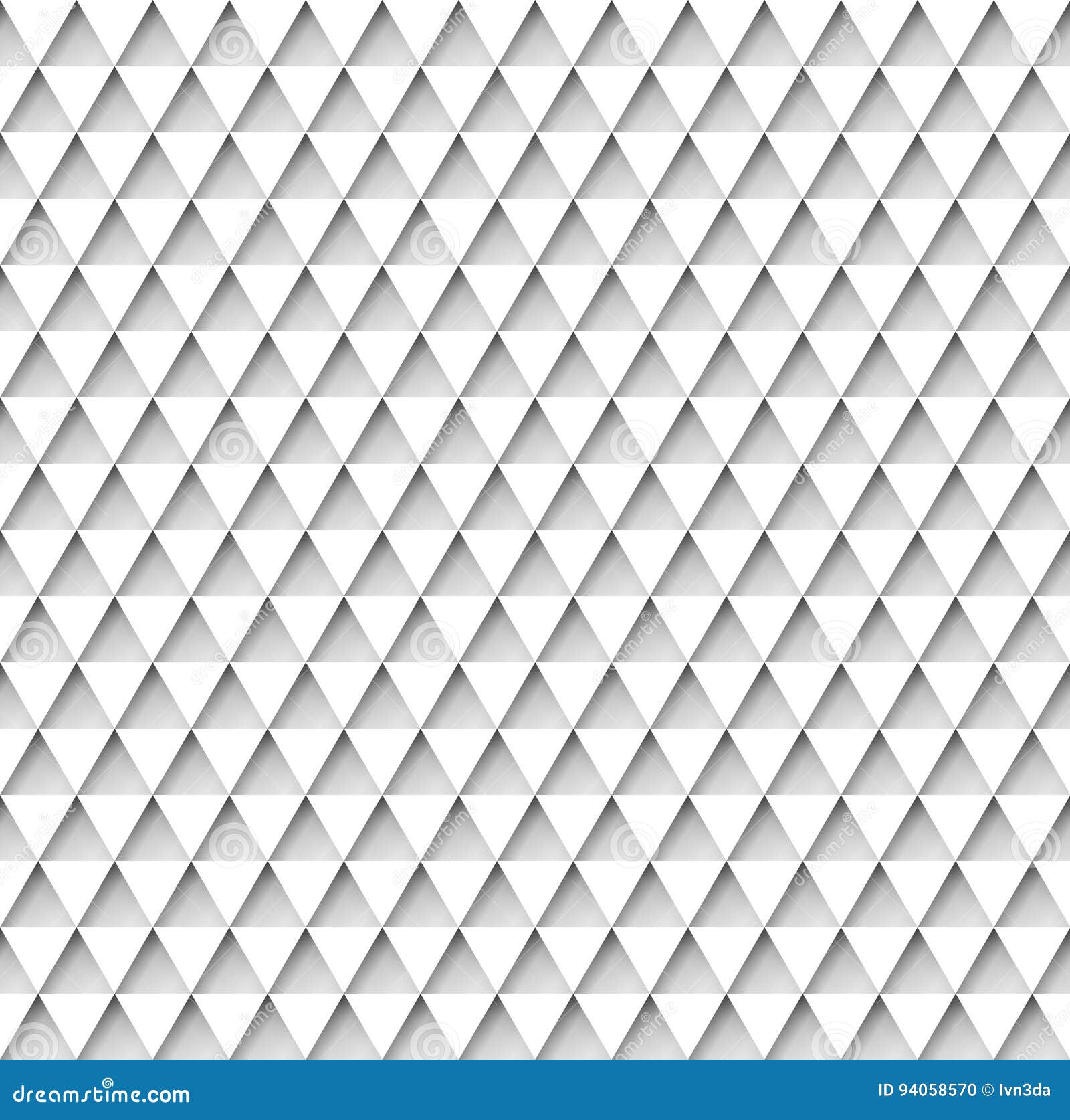 White Geometric Seamless Pattern of Triangles Stock Vector ...