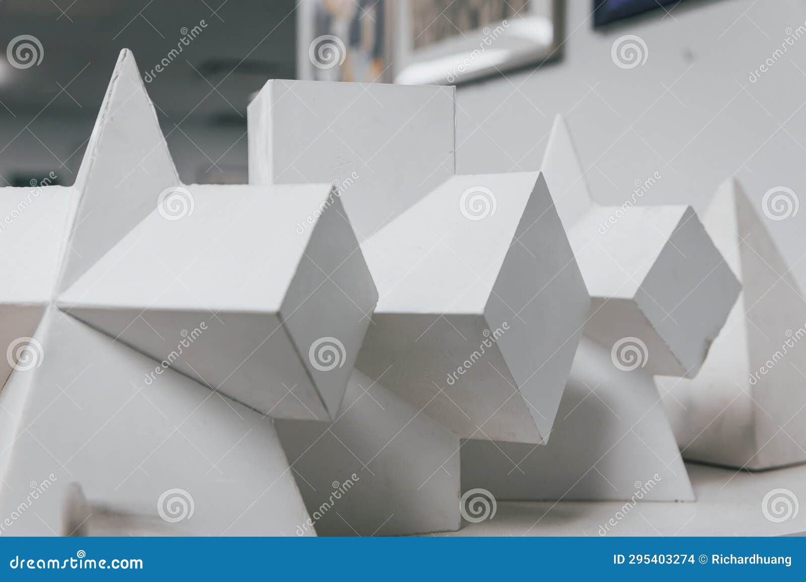 Geometric Shapes Structure Used in Draw Learning Center Stock Photo ...