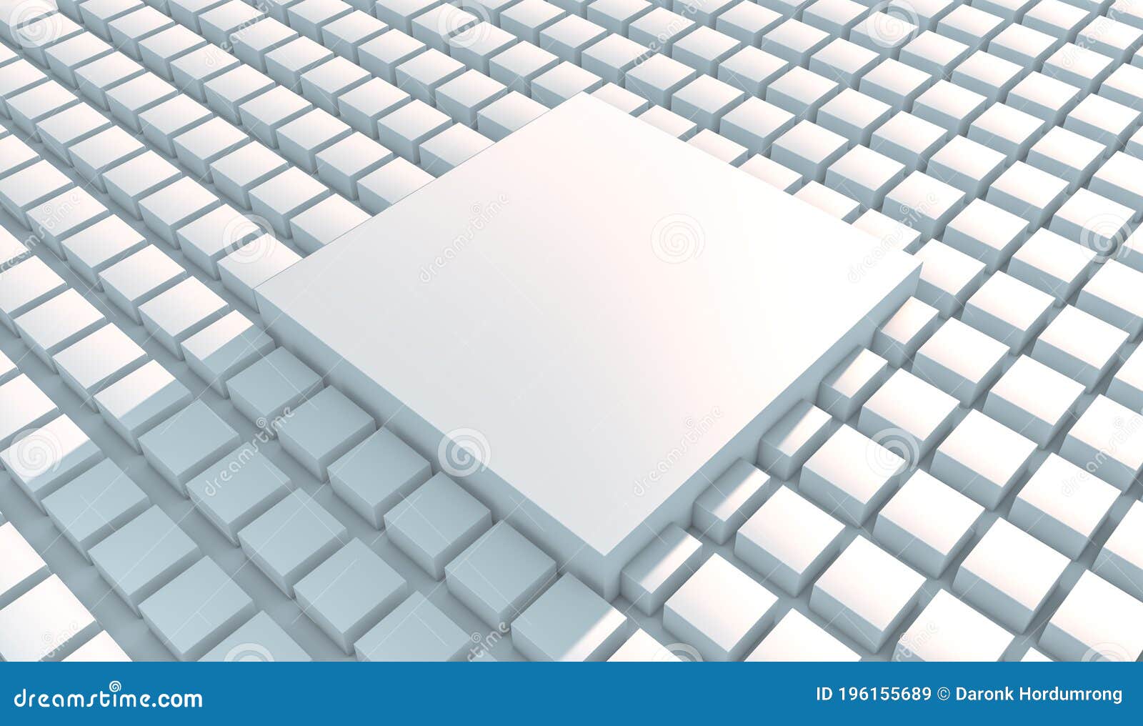 White Geometric Square Shape Objects for Background Stock Illustration ...