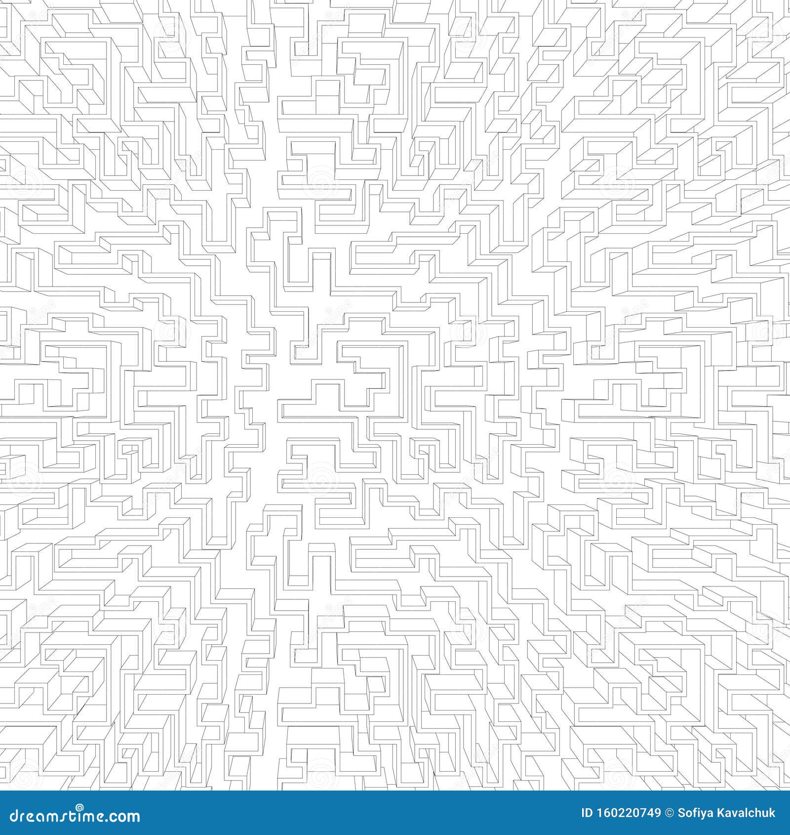 White Geometric Technology Background. Vector Illustration. Stock ...