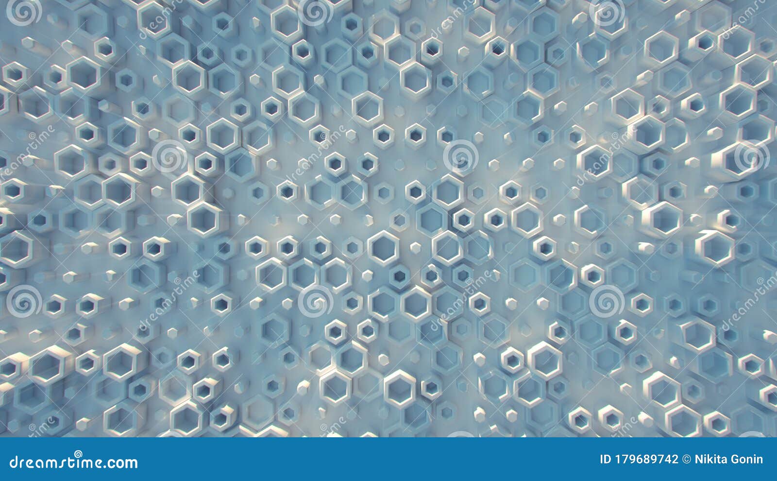 White Geometric Techy Background 3D Render Stock Illustration ...