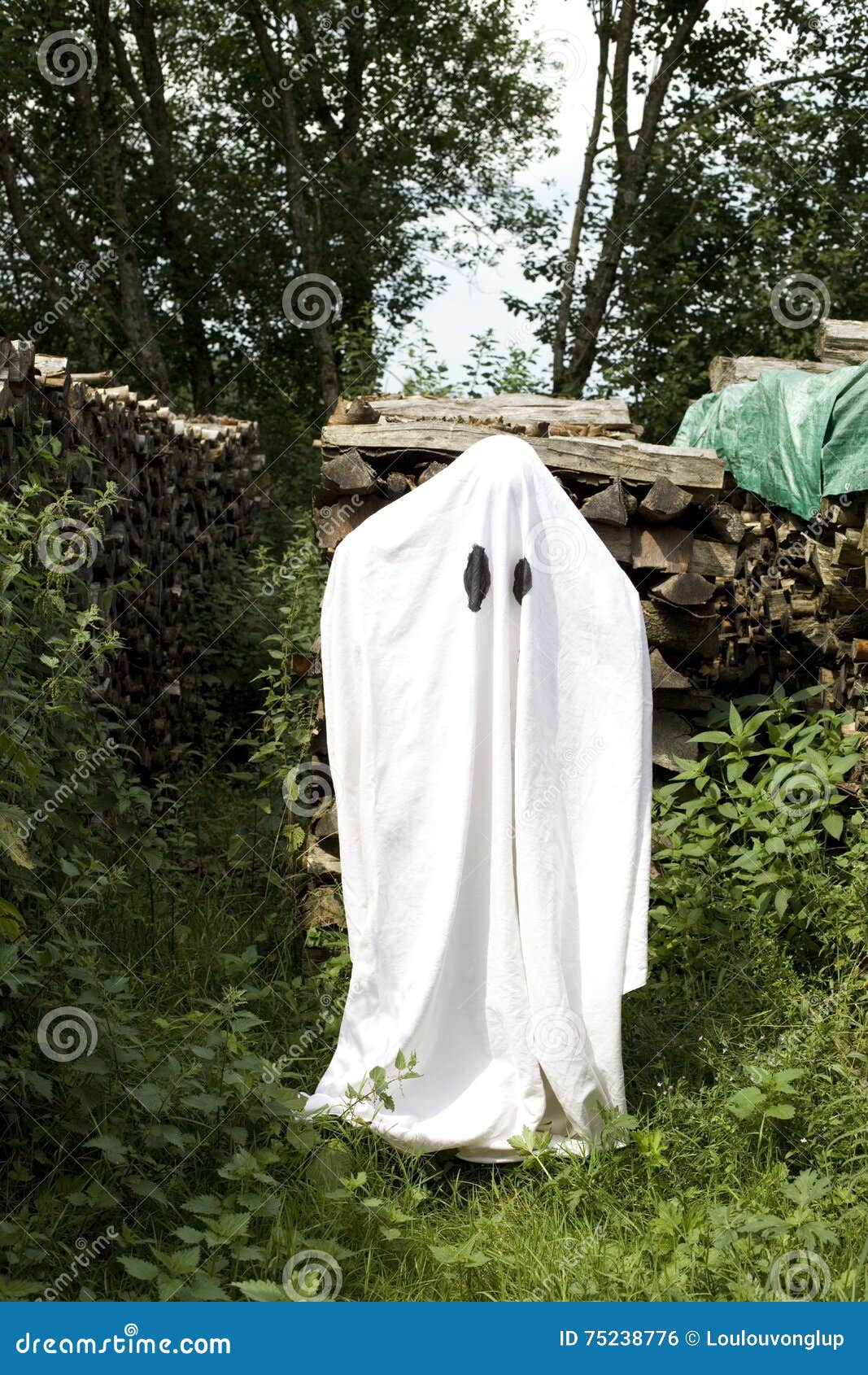 White ghost stock photo. Image of stacked, outdoor, faceless - 75238776