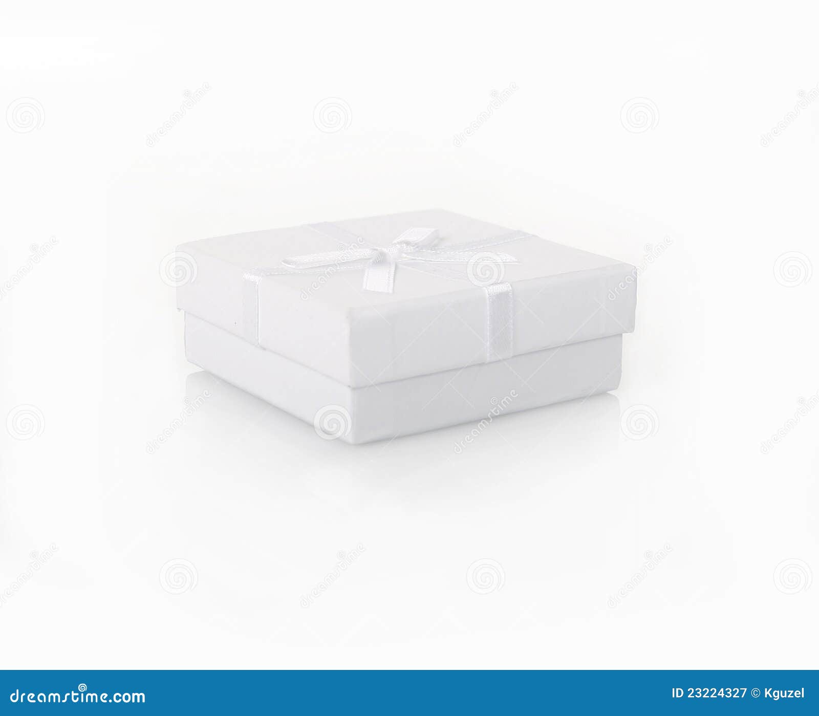 White gift box stock image. Image of cutout, christmas - 23224327