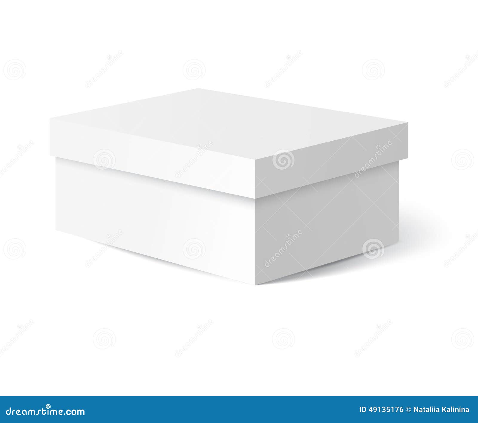 White gift carton box stock vector. Illustration of cardboard - 49135176