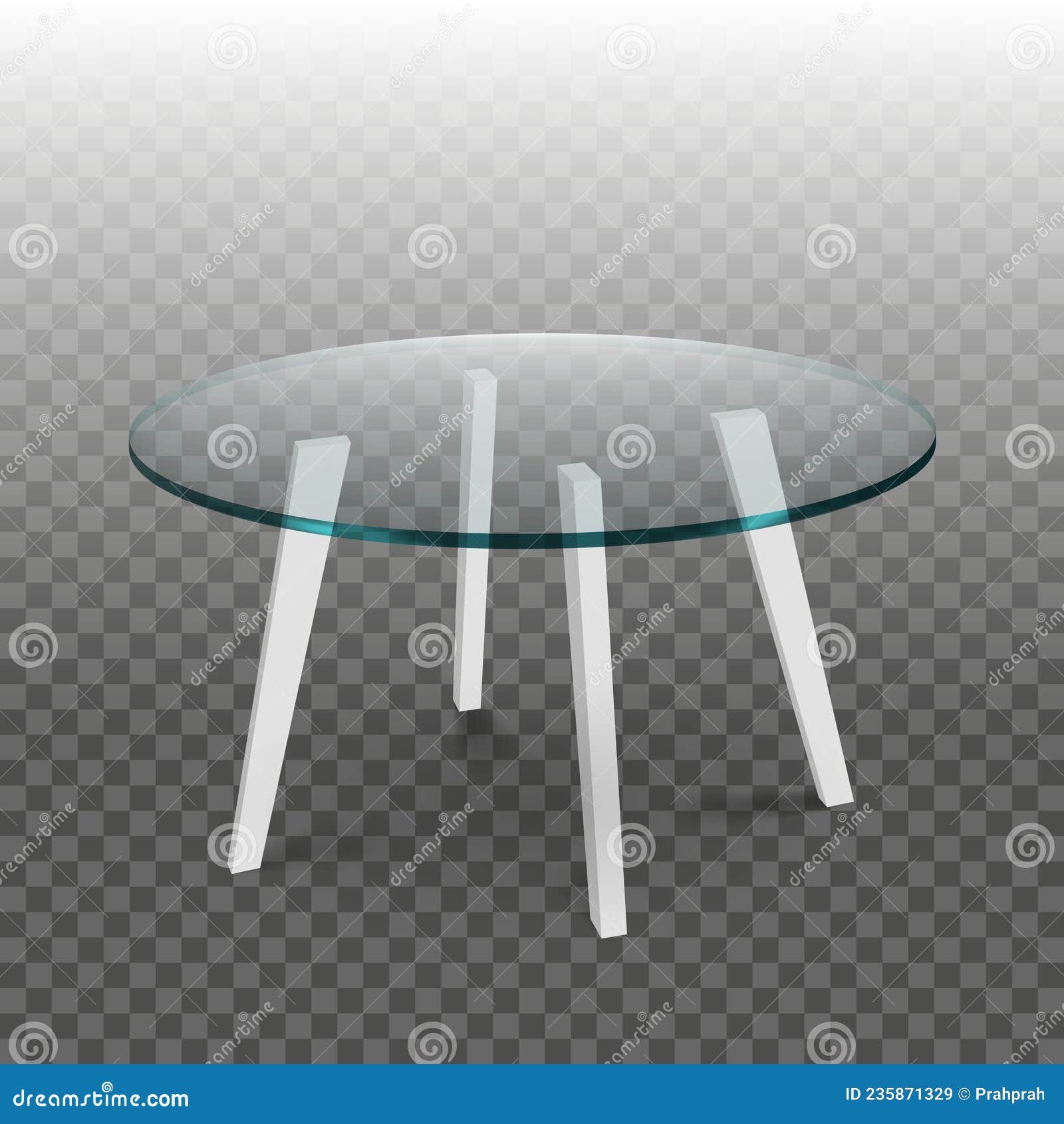 Round Dining Table With Armchairs Top View Vector Icon | CartoonDealer ...