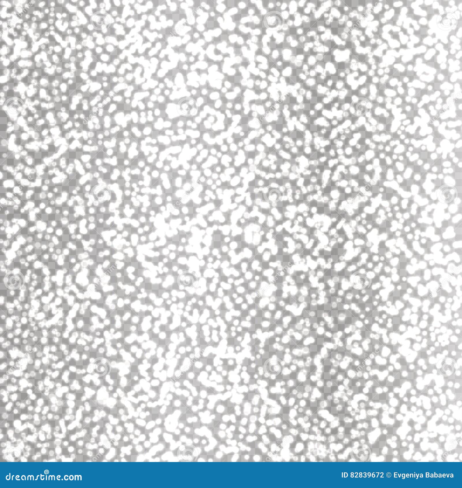 White Glitter Sparkling Particles on Transparent Background. Stock ...