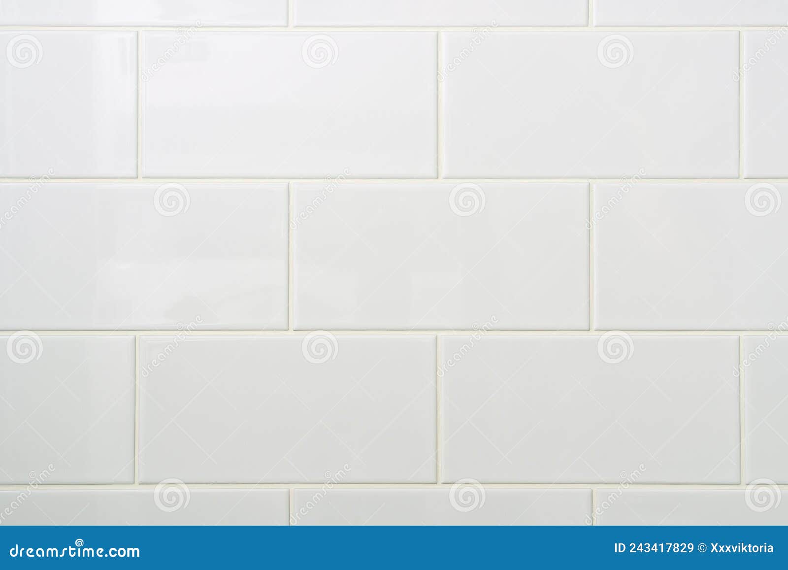 White Glossy Metro Tiles Texture, Close Up Stock Image - Image of ...