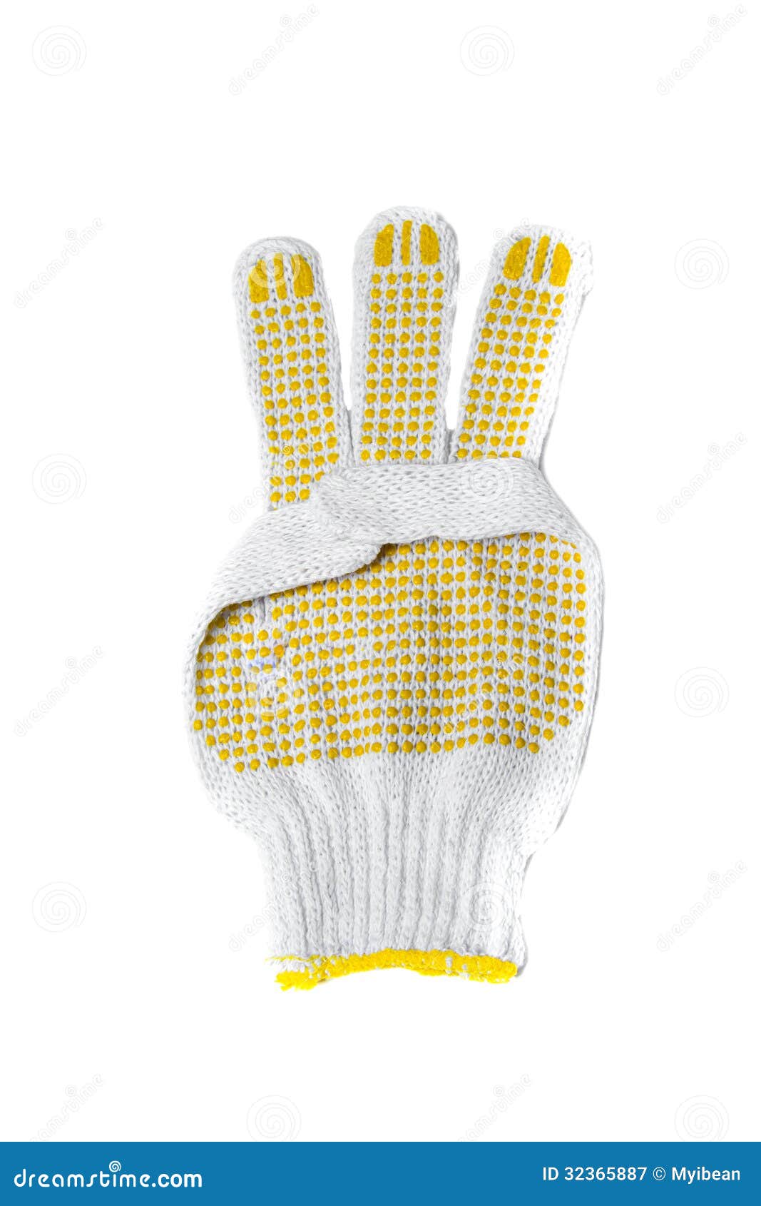 White Glove and Gesturing Three Stock Image - Image of object ...