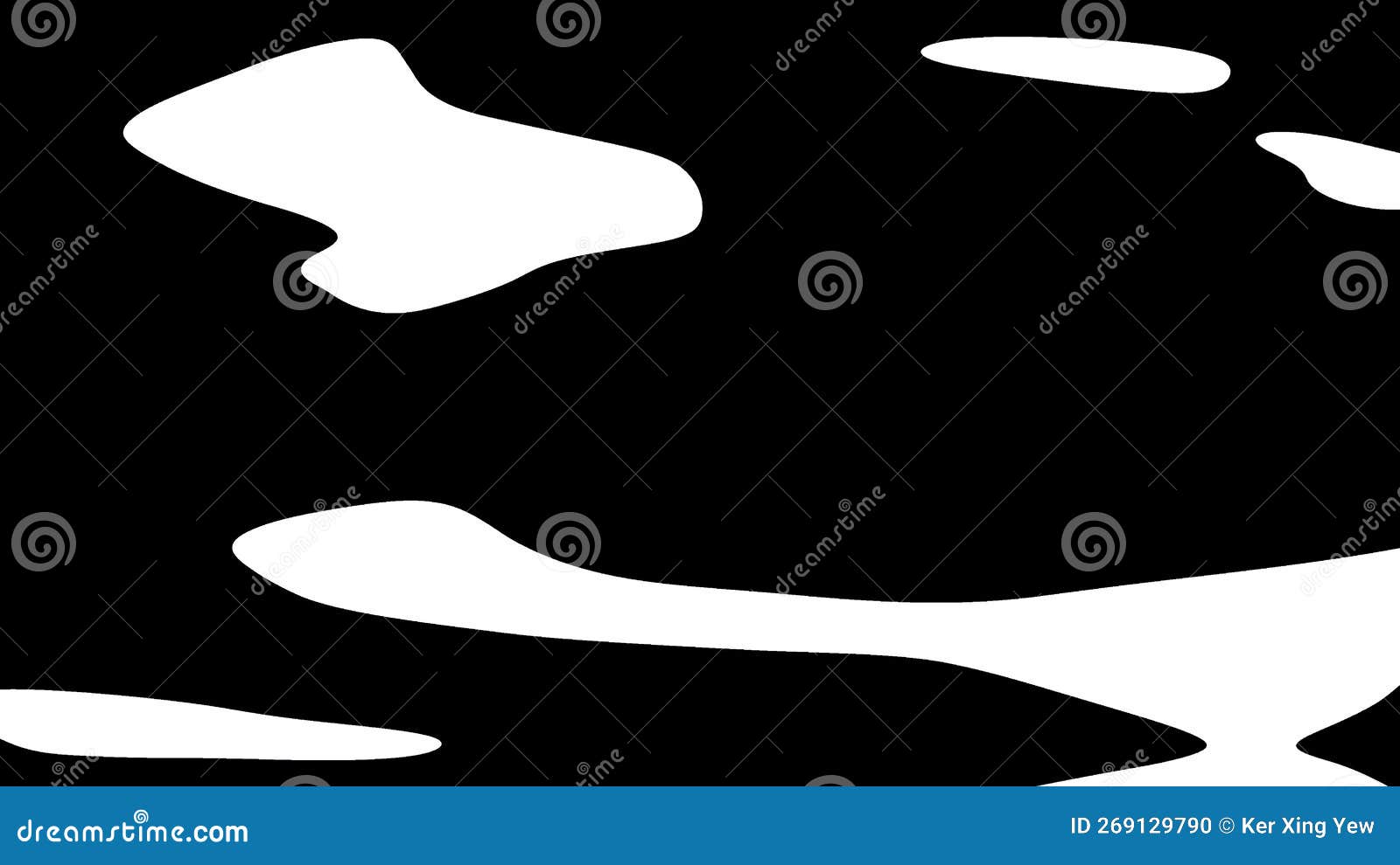 White Glow Gradient Animation in Dark Background Stock Illustration ...