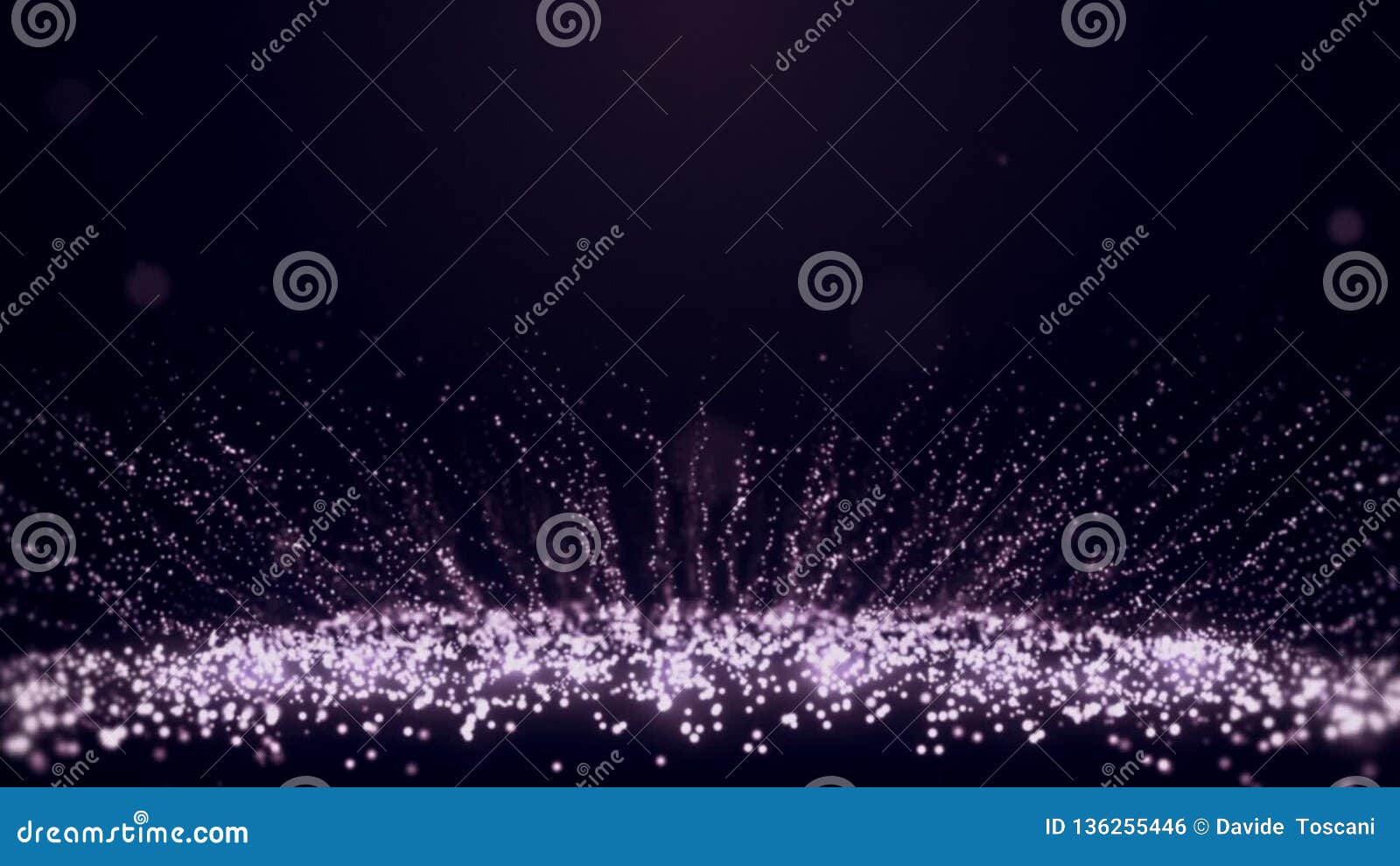 White Glowing Dots Particles VJ Loop Motion Background Stock Footage ...