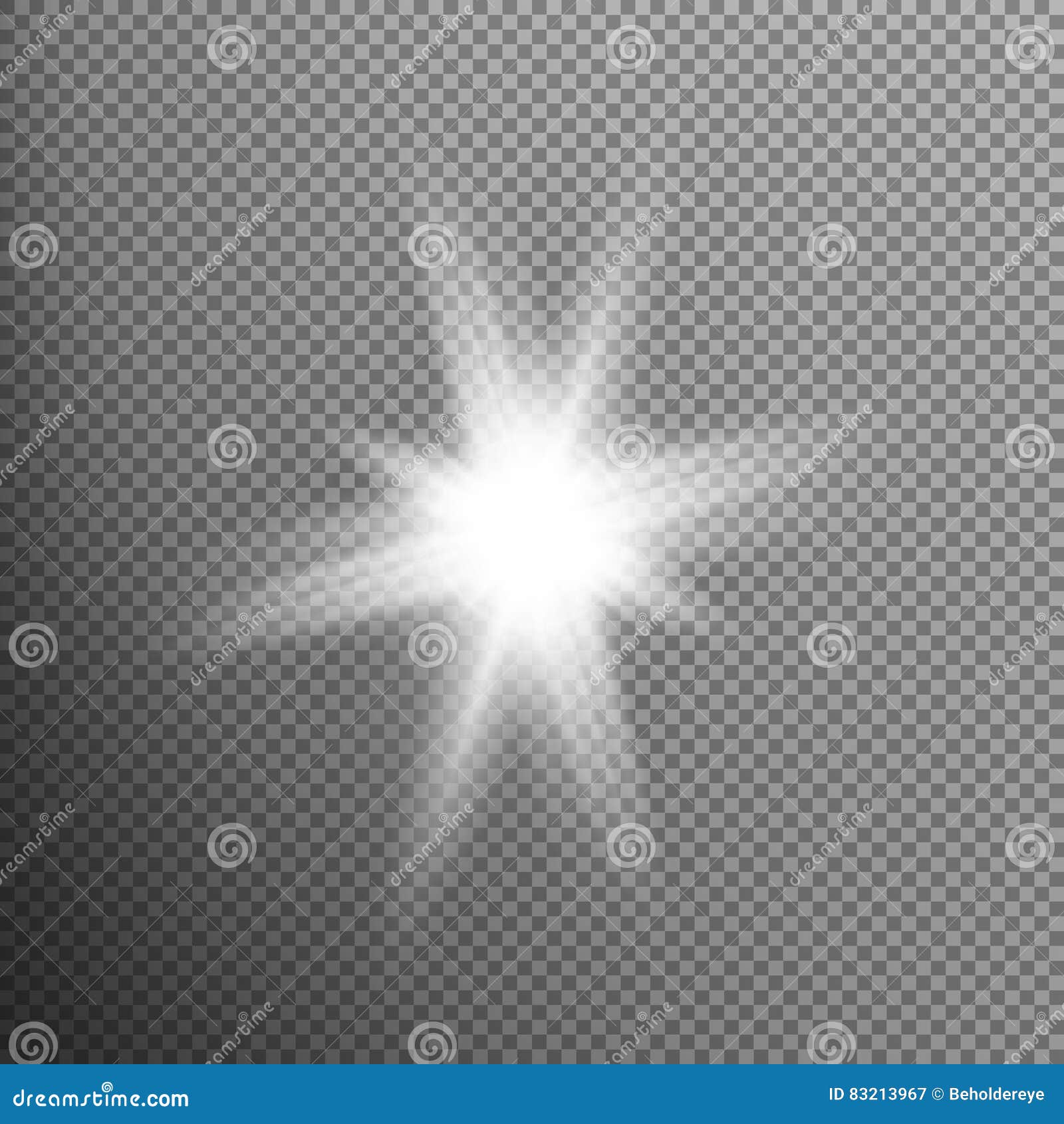 White Glowing Light Burst Effect. EPS 10 Stock Vector - Illustration of ...