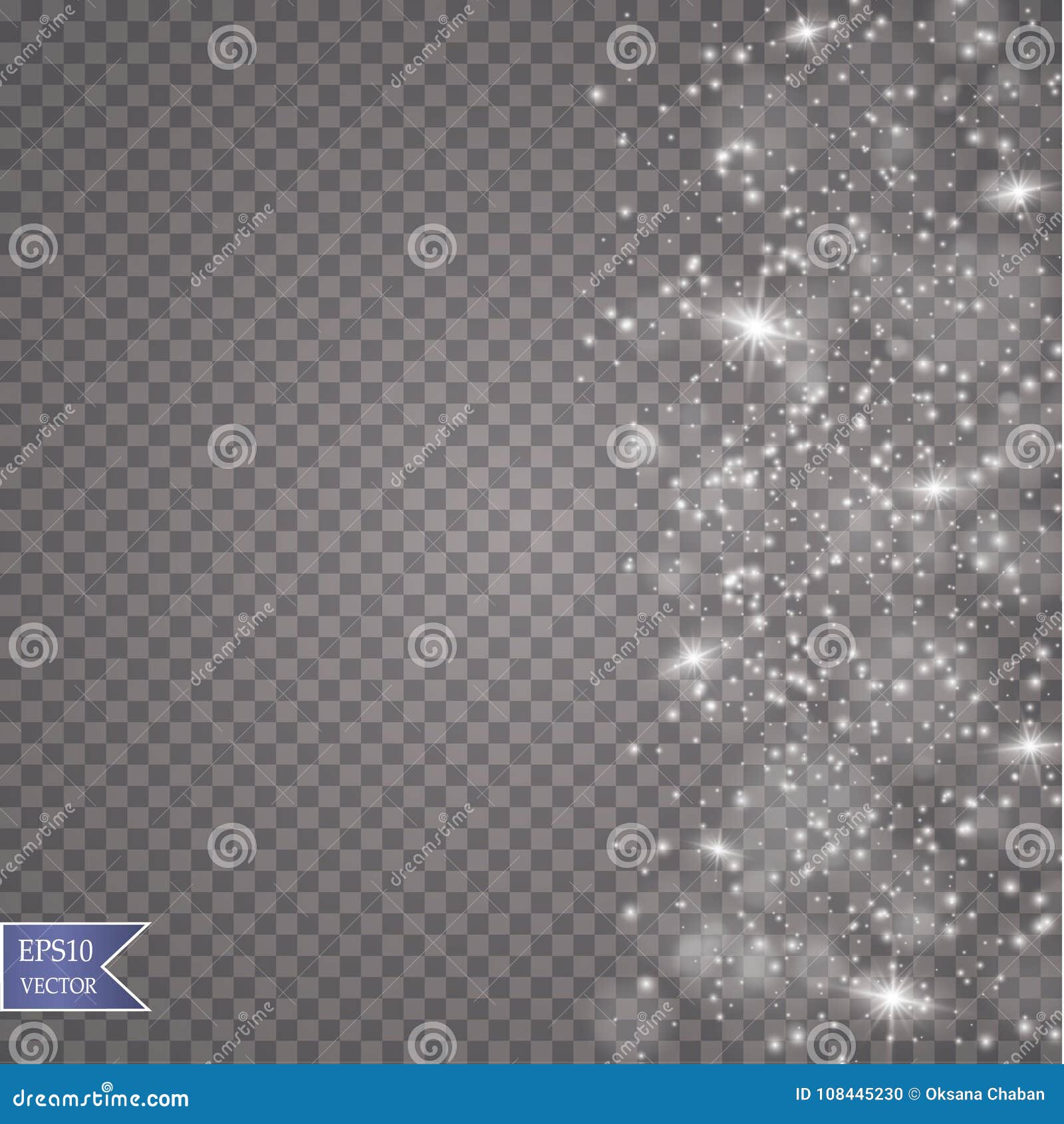 White Glowing Light Burst Explosion on Transparent Background. Vector ...
