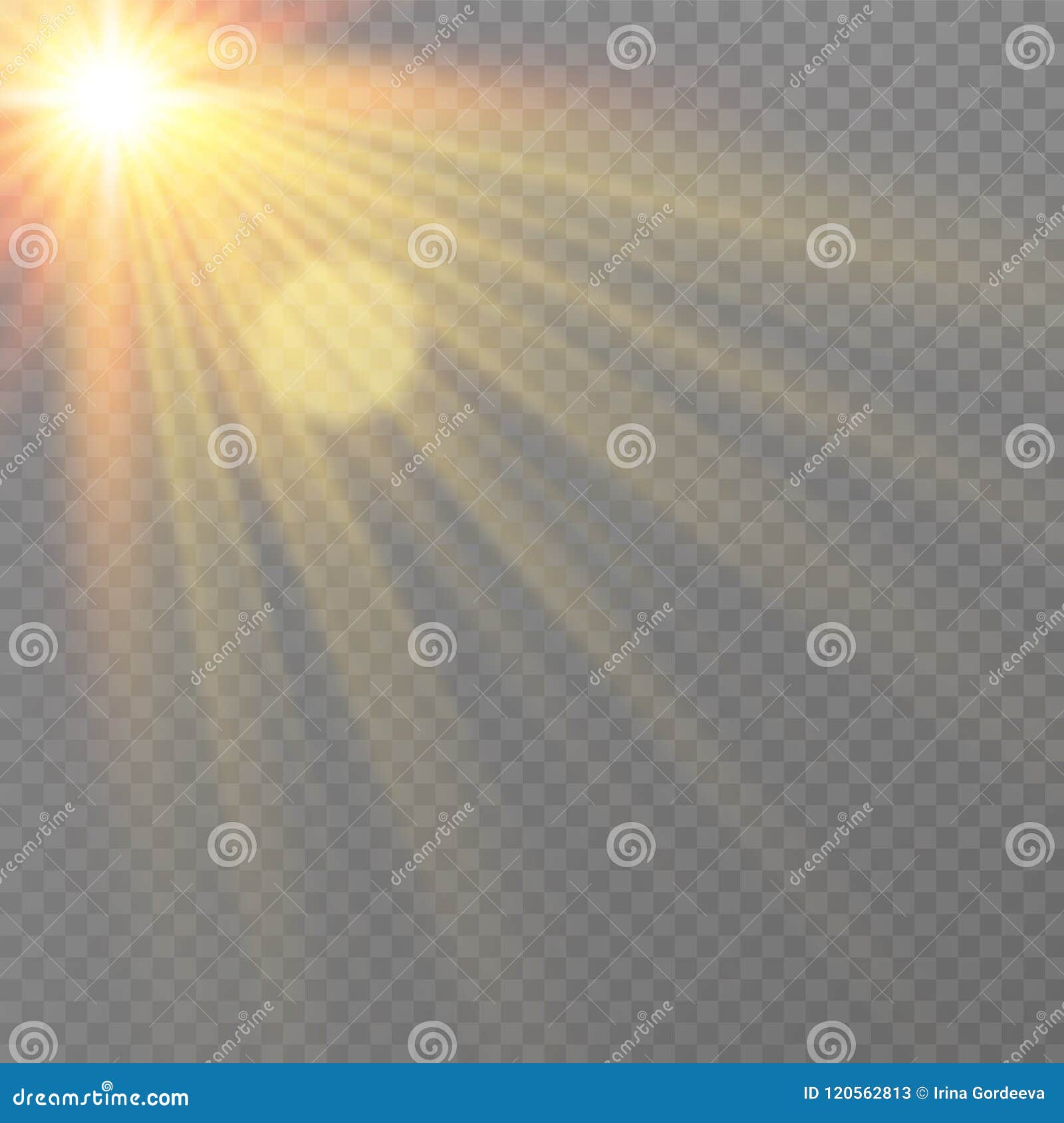 White Glowing Light Burst Explosion on Transparent Background. Vector ...