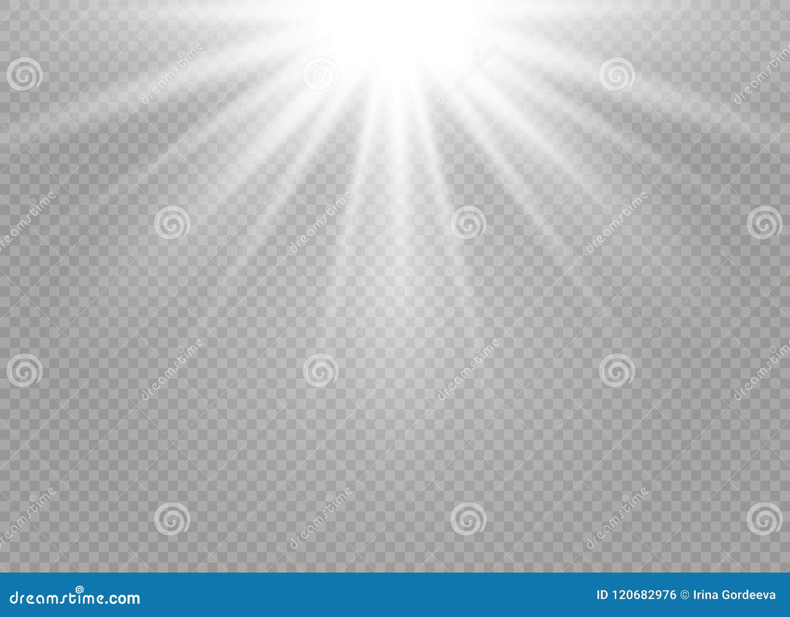 White Glowing Light Burst Explosion on Transparent Background. Vector ...