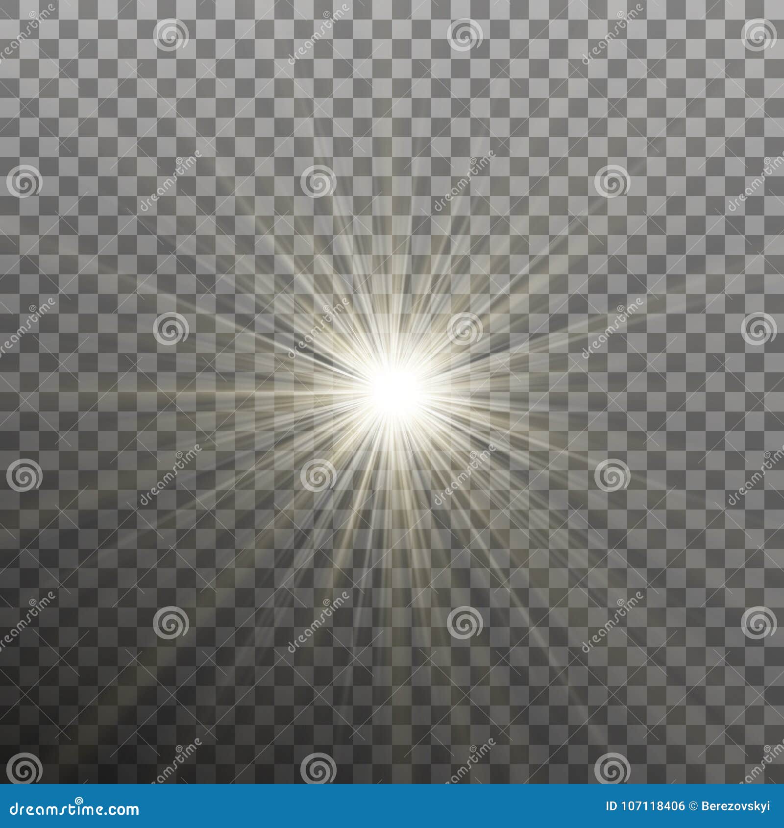 White Glowing Light Burst Explosion Transparent Effect. EPS 10 Vector ...