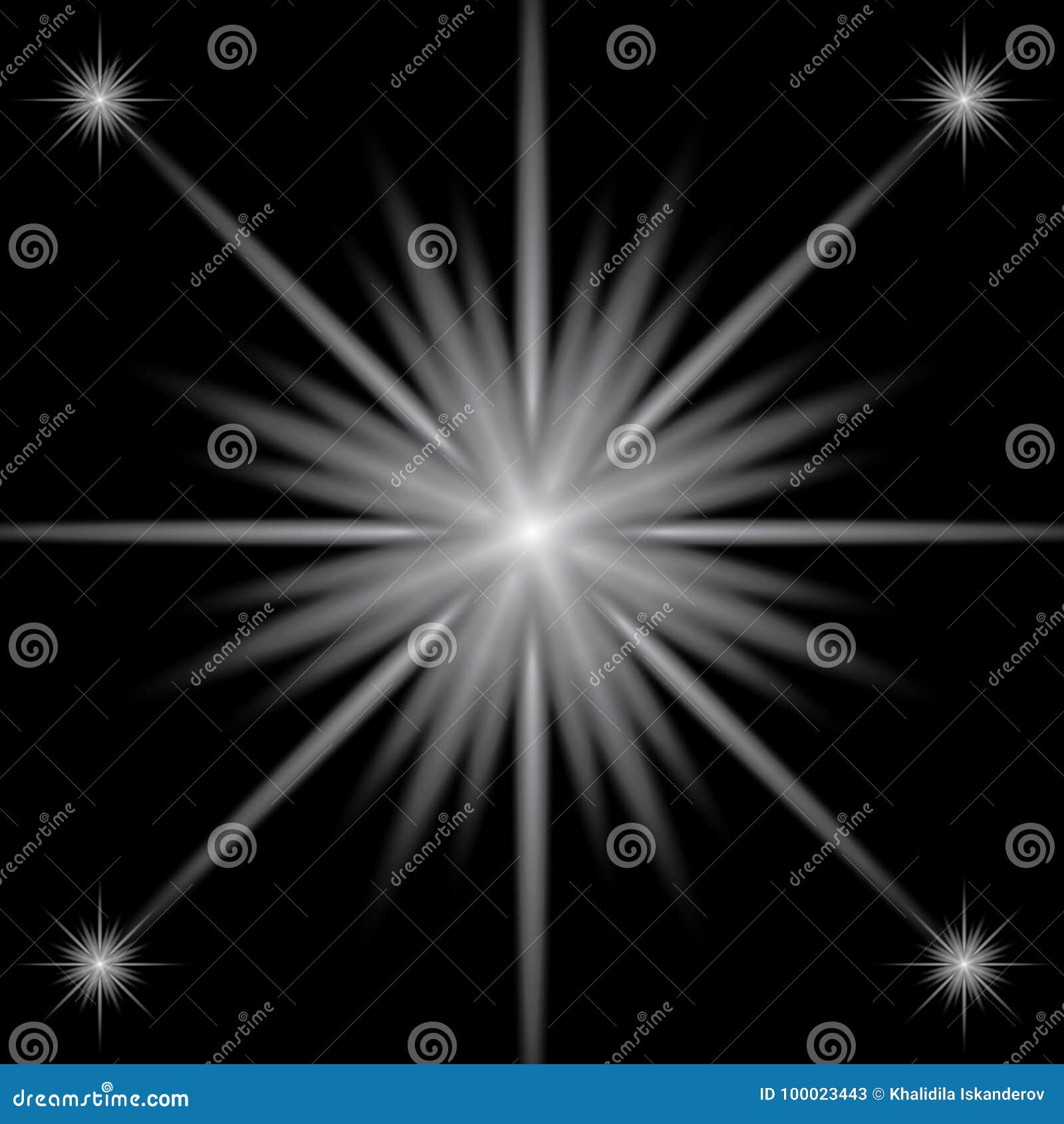 White Glowing Light Burst Explosion with Transparent. Vector ...