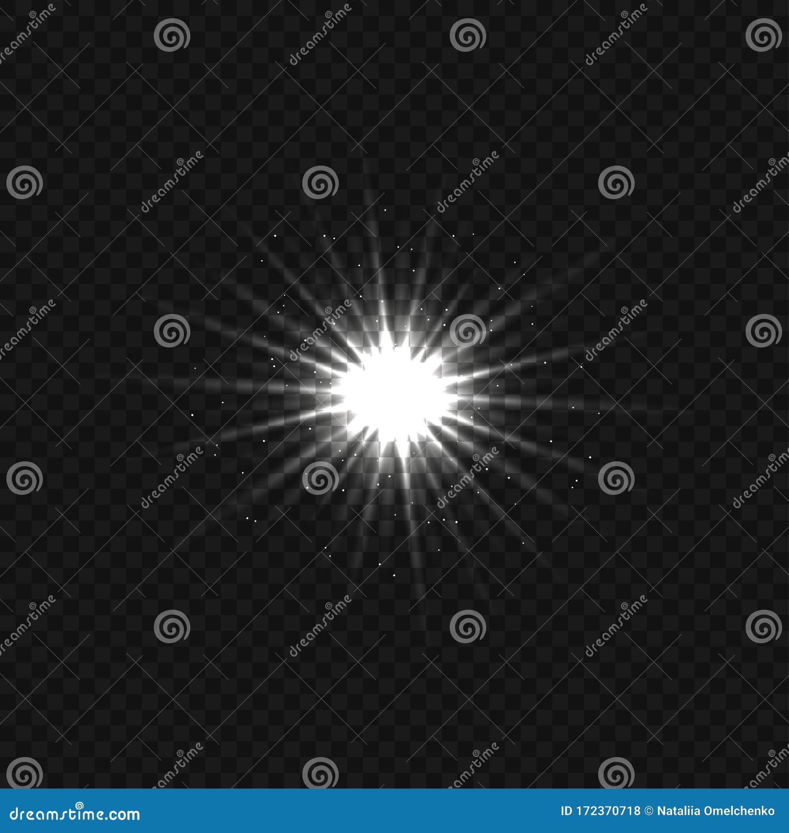 White glowing light burst stock illustration. Illustration of ...