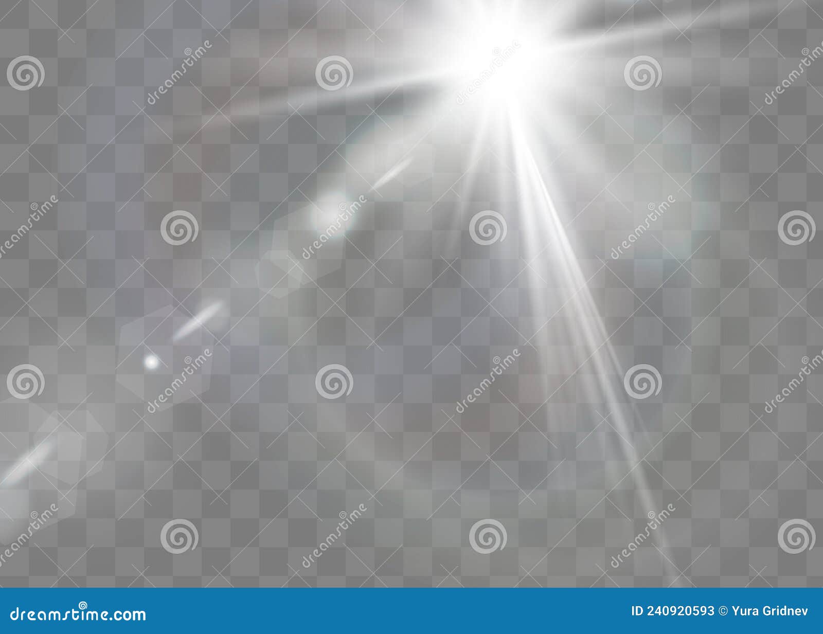 White Glowing Light Explodes on a Transparent Background. Sparkling ...