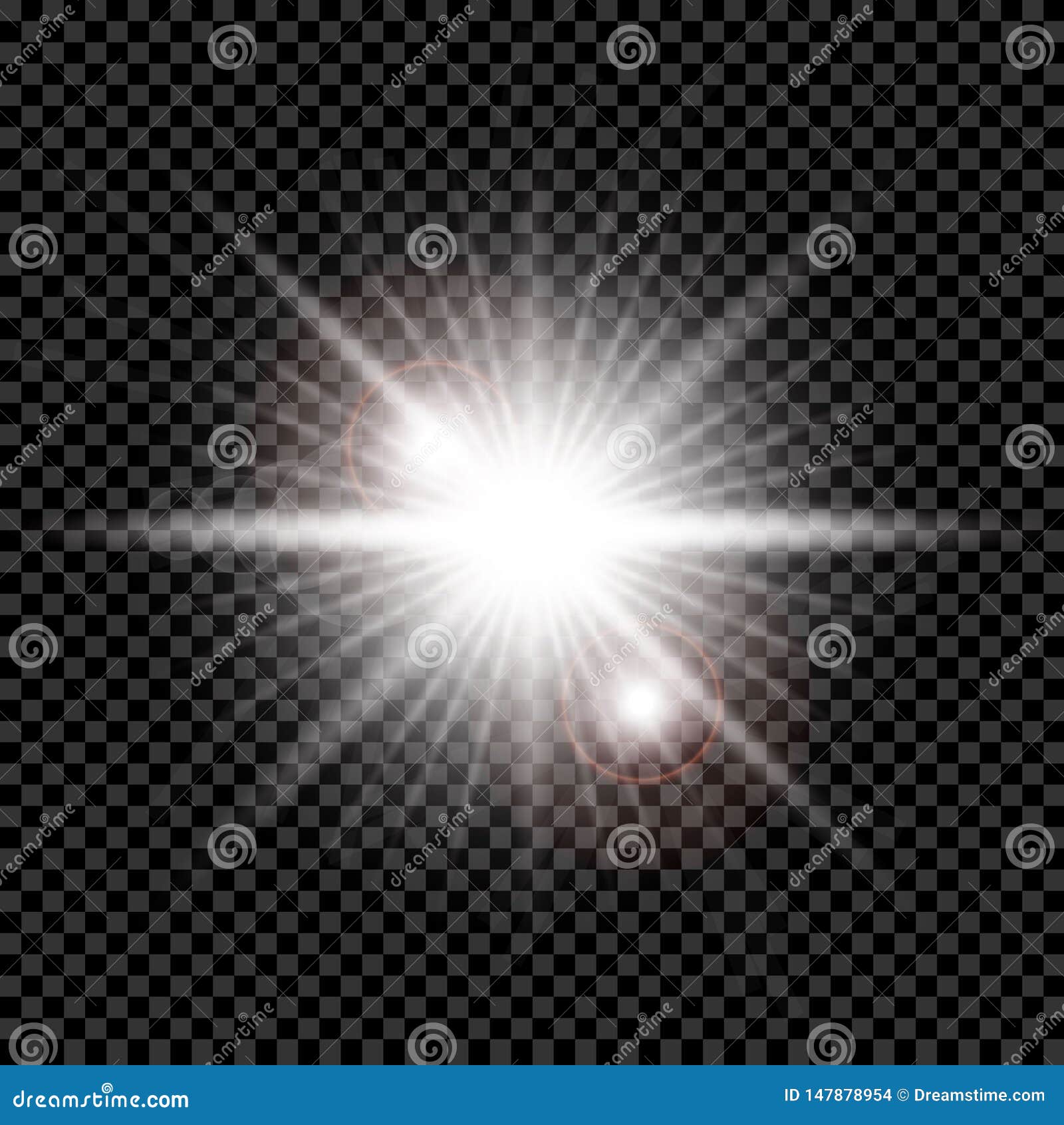 White Glowing Light Explodes Stock Vector - Illustration of beam, light ...