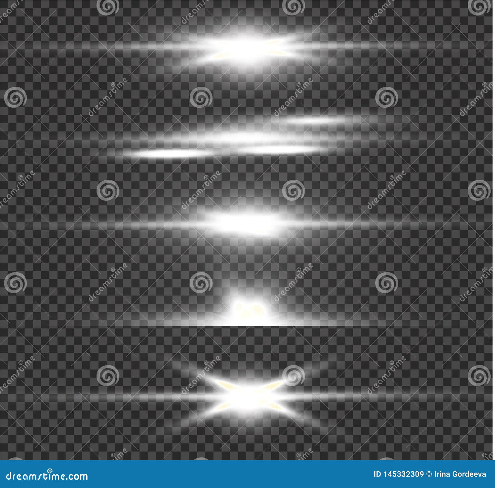White glowing light stock vector. Illustration of blur - 145332309