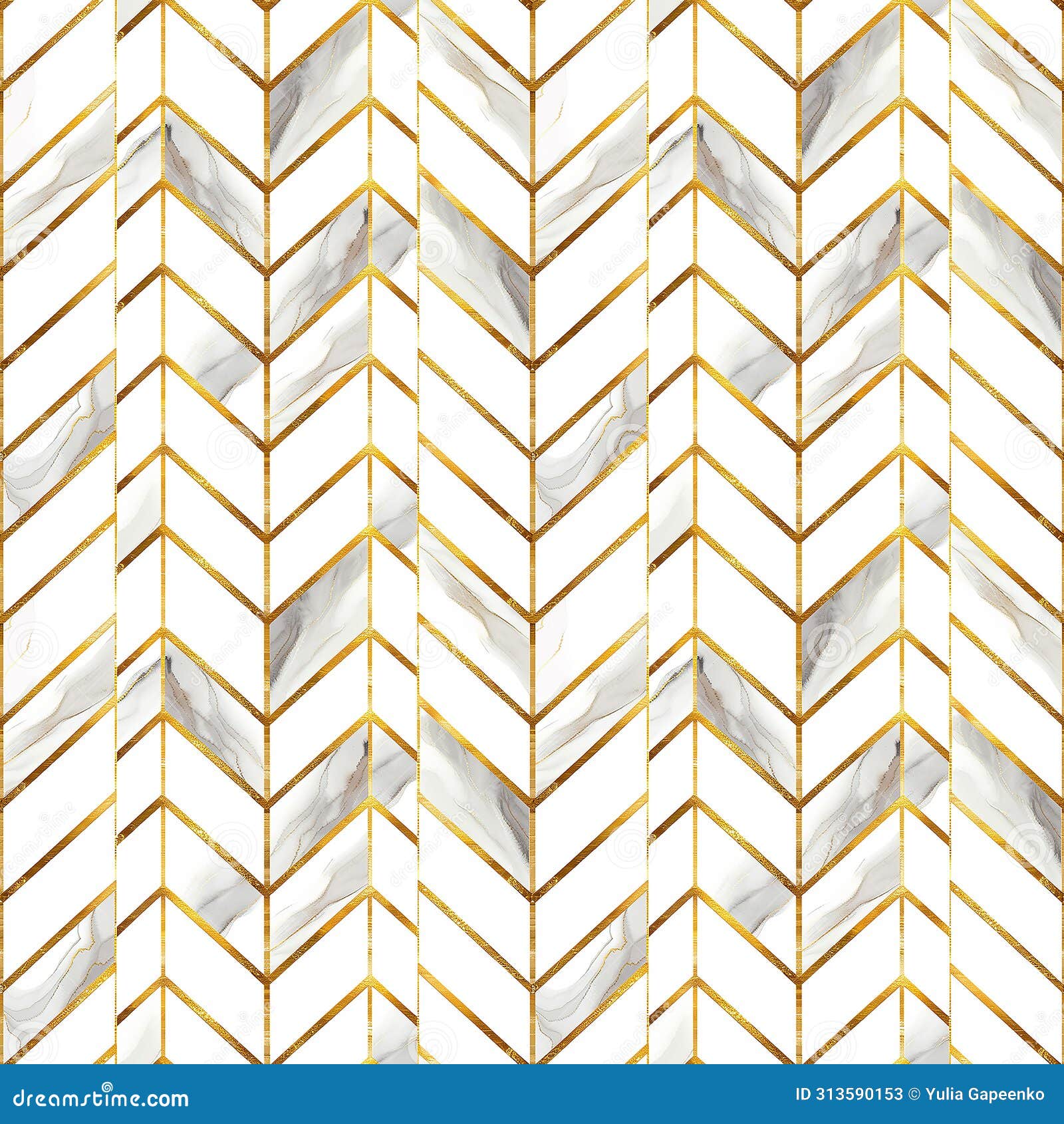 White and Gold Chevron Pattern Wallpaper Stock Illustration - Illustration of texture, pattern ...