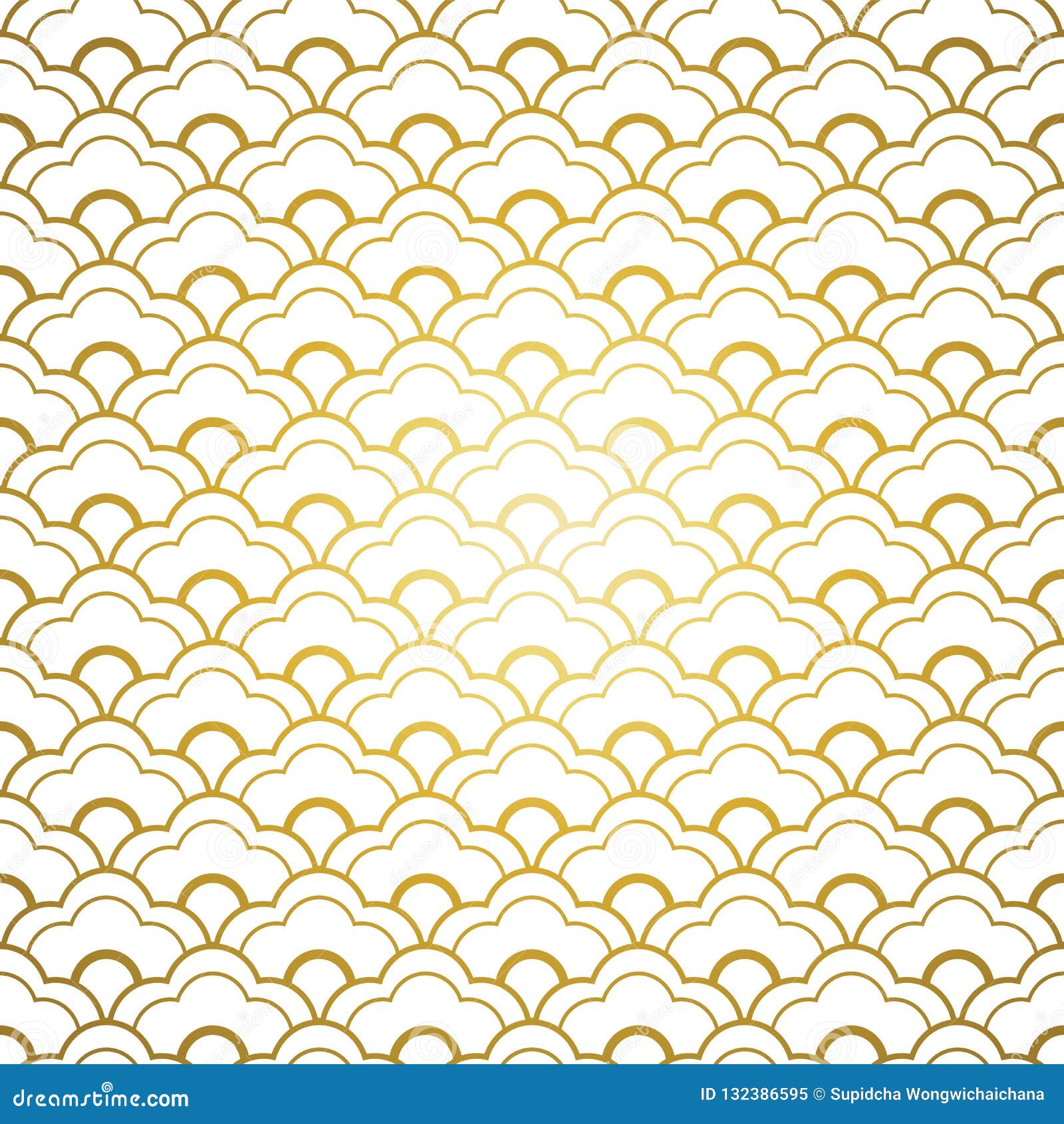 White Gold Chinese Seamless Pattern Stock Vector - Illustration of ...