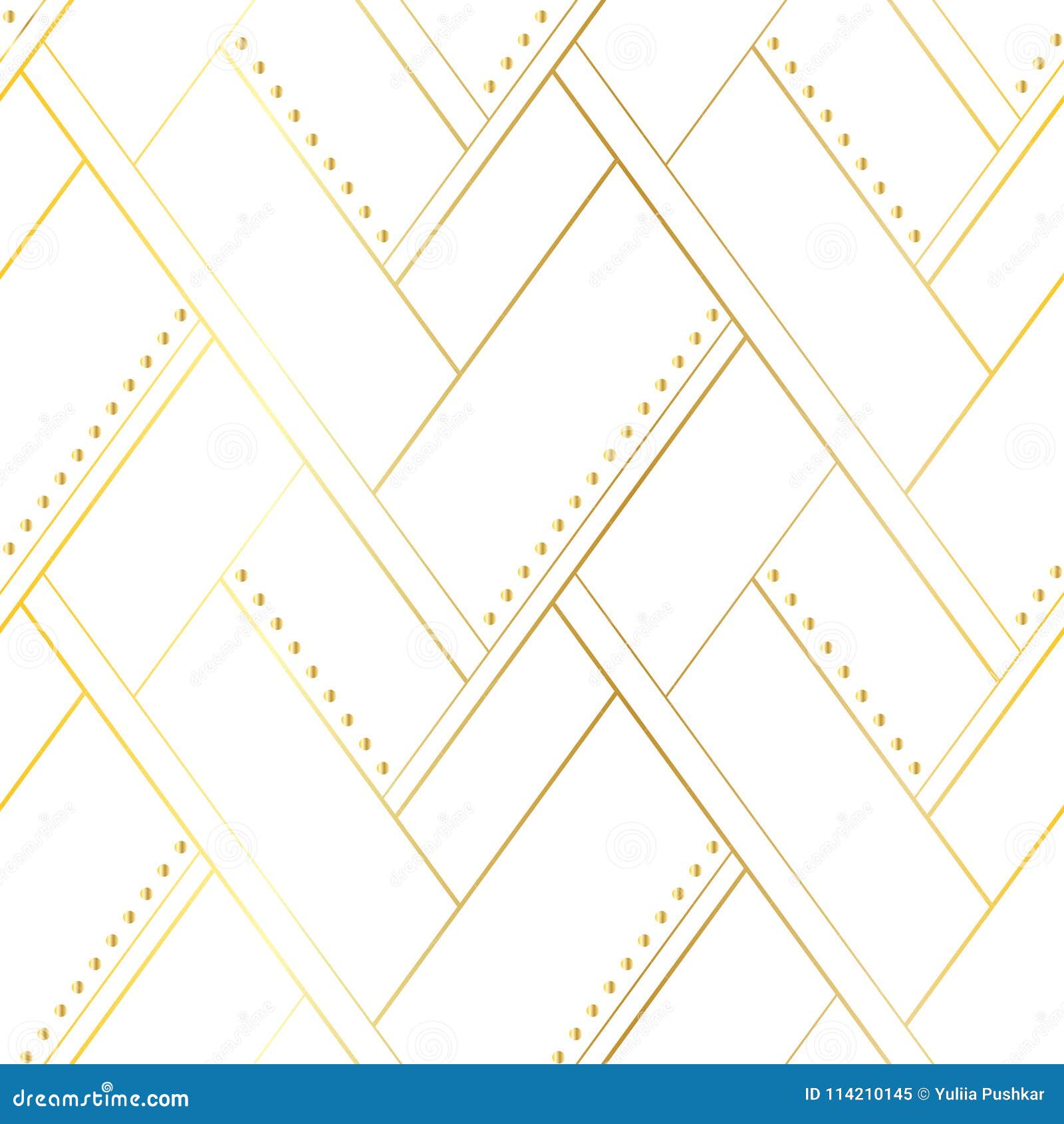 White and Gold Luxury Seamless Pattern Stock Vector - Illustration of ...