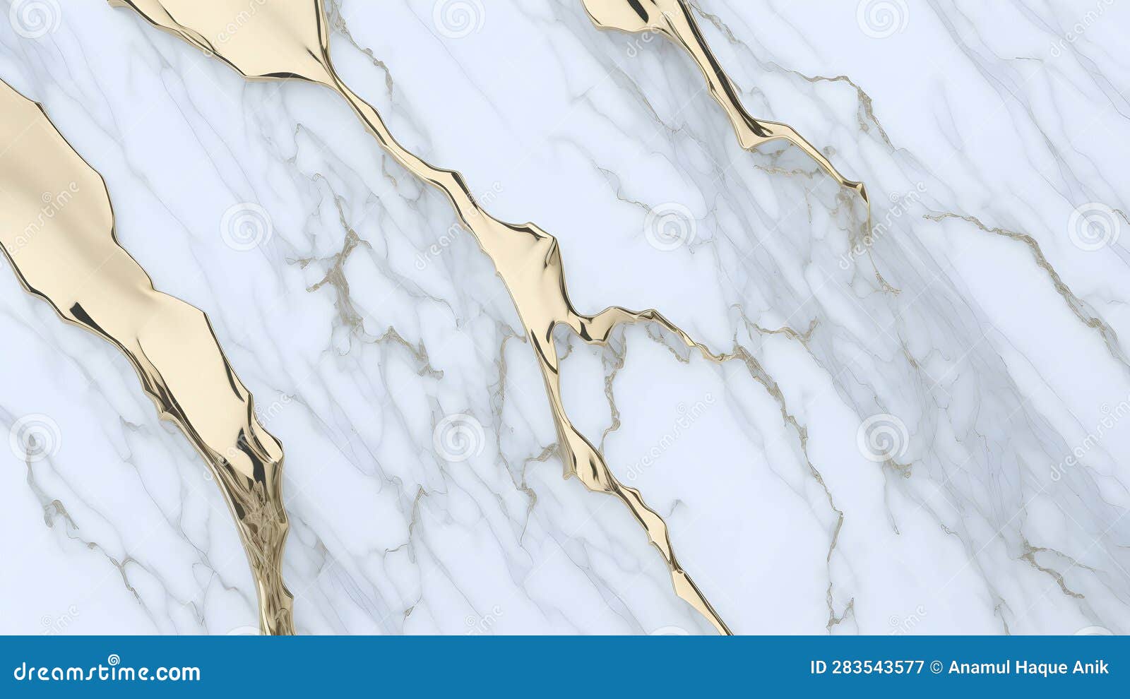 White Gold Marble Texture Background Design 3d Rendering Stock ...