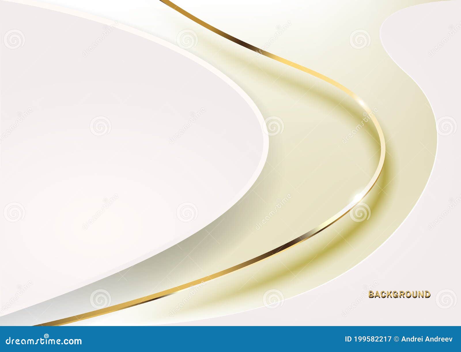 White and Gold Paper Background Stock Illustration - Illustration of ...
