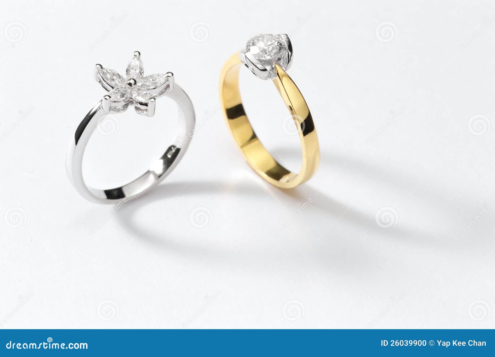 White Gold Rings stock photo. Image of favorite, jewel - 26039900