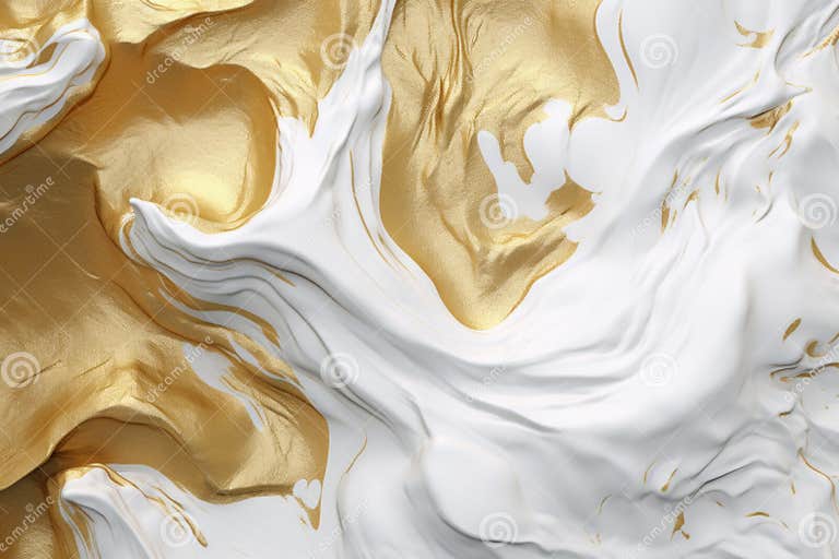 This is White and Gold Texture Map. AI Generated Stock Illustration ...