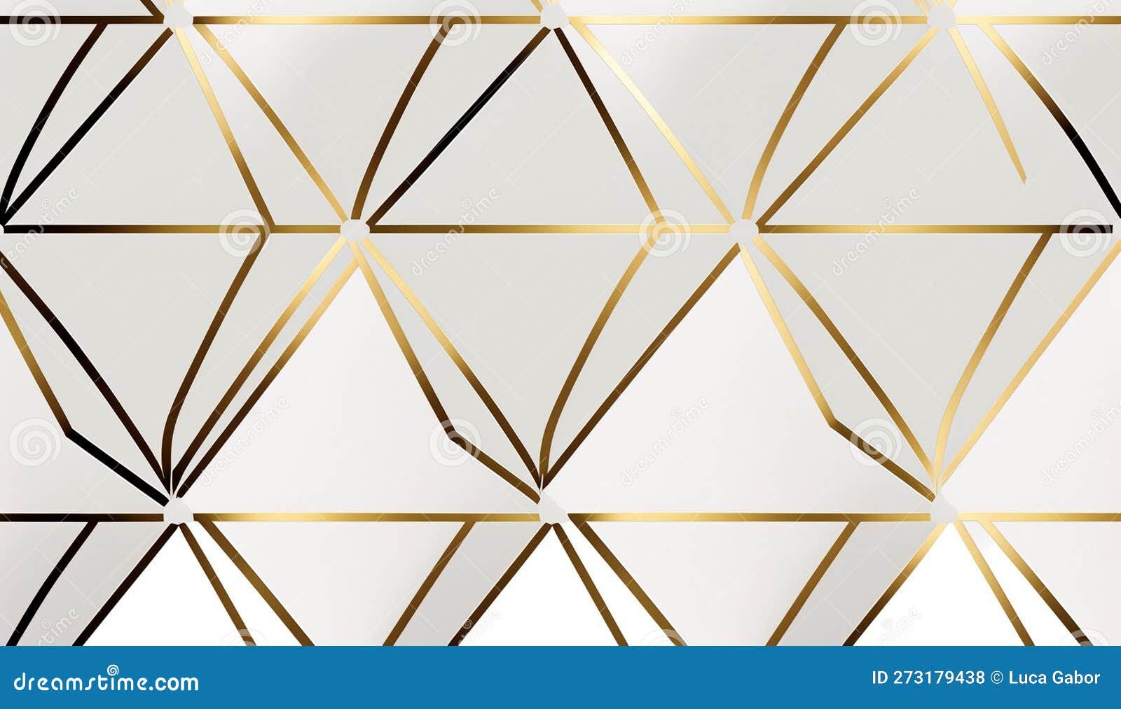 Best White Simple Abstract Geometric Vector Seamless Pattern with Gold ...