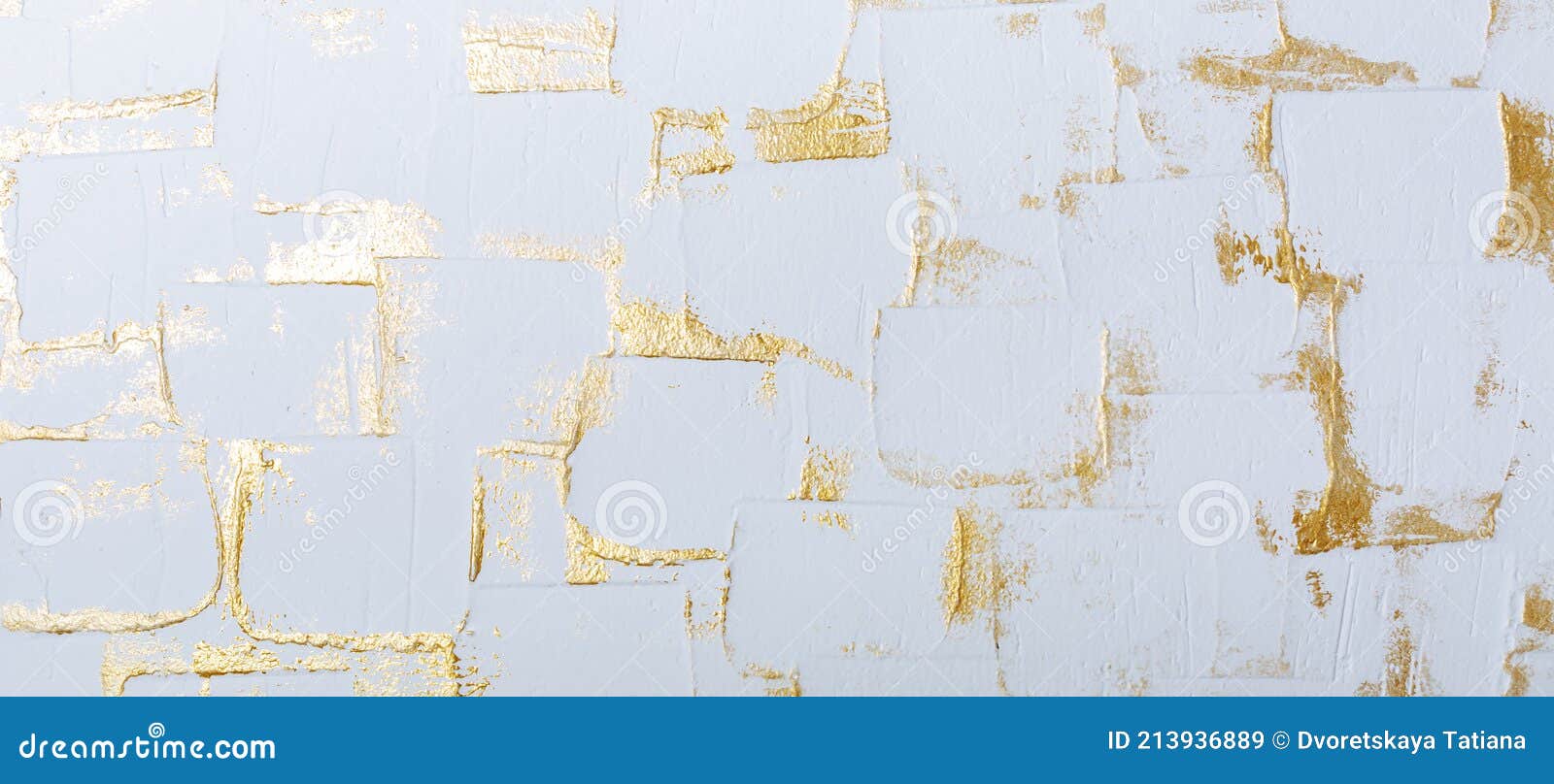 White and Gold Textured Decorative Plaster Surface Stock Image - Image ...