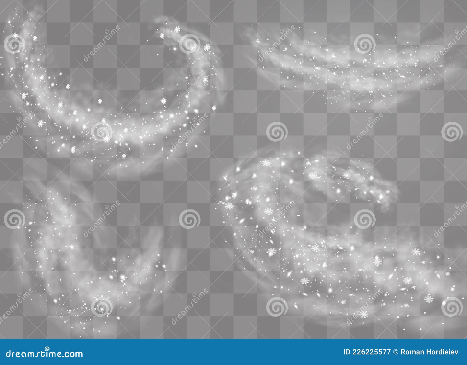 White Gradient Winter Snow Wind with Fog. Stock Vector - Illustration ...