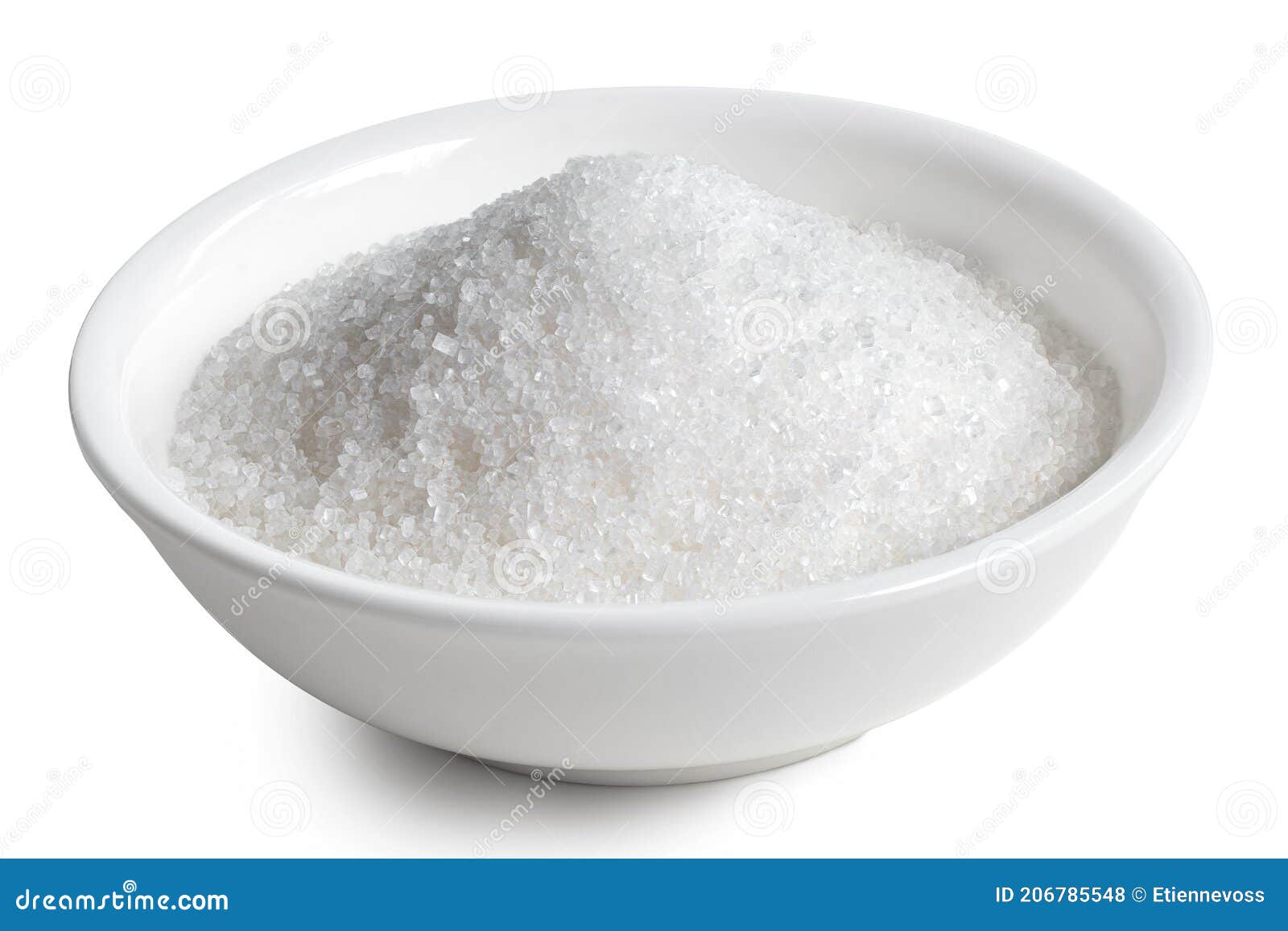 White granulated sugar stock photo. Image of closeup - 206785548