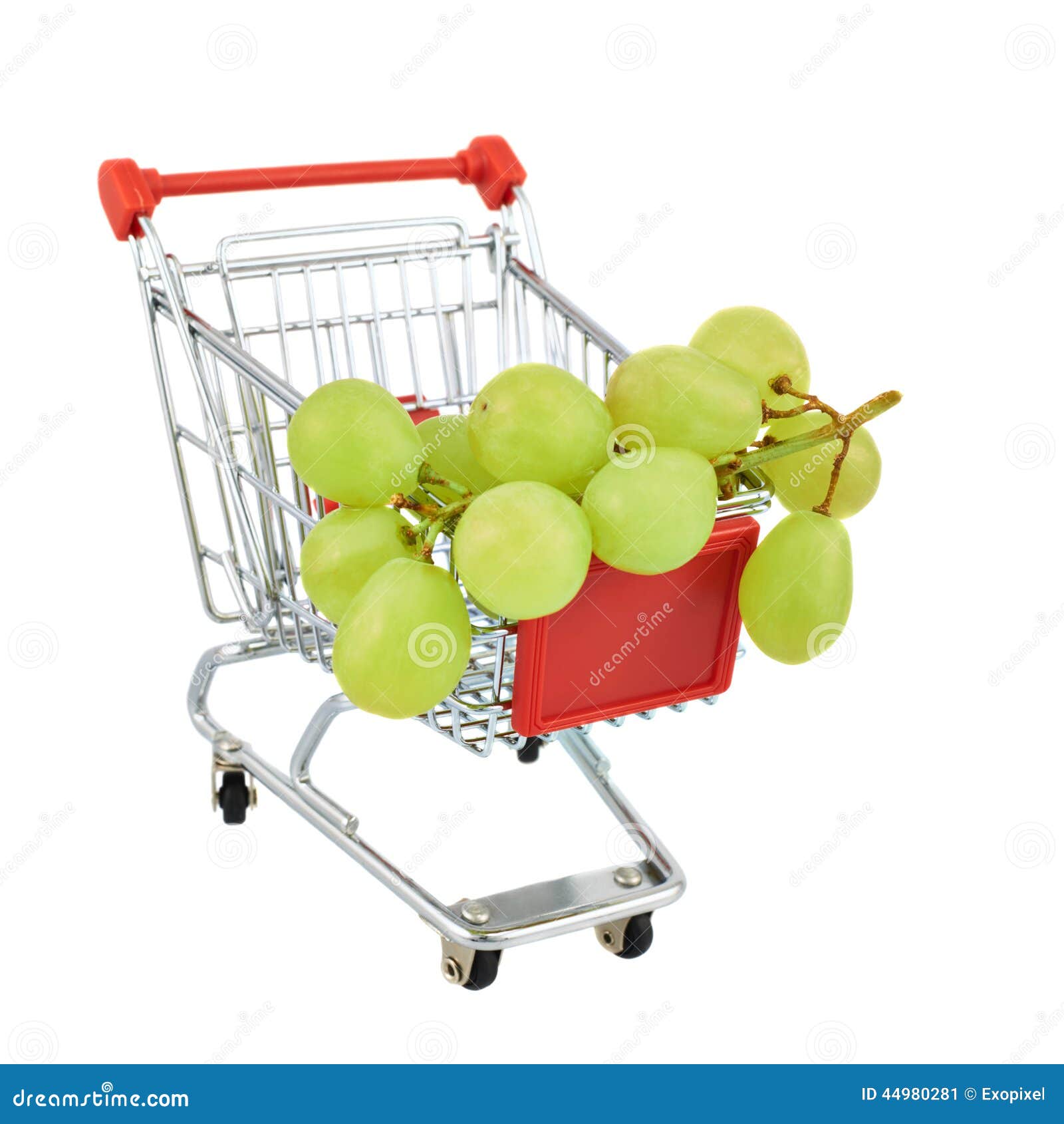White Grapes in a Shipping Cart Stock Image - Image of healthy, nature ...