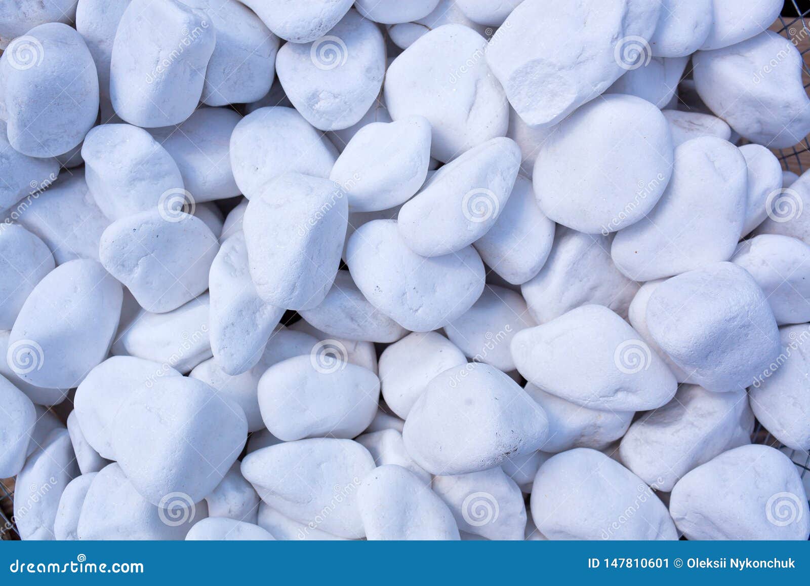 White Gravel Stone Floor Texture Background Stock Image - Image of ...