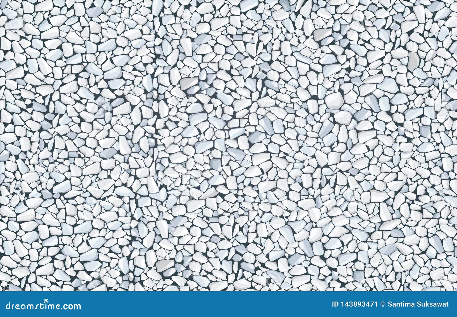 White Gravel Texture Wallpaper. Vector Illustration Eps 10 Stock Vector ...
