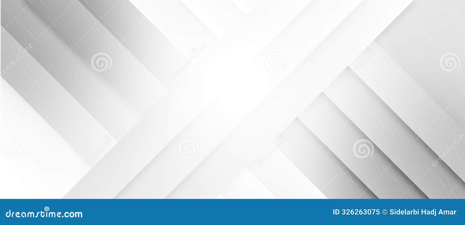 White and Gray Abstract Banner Background Stock Illustration ...