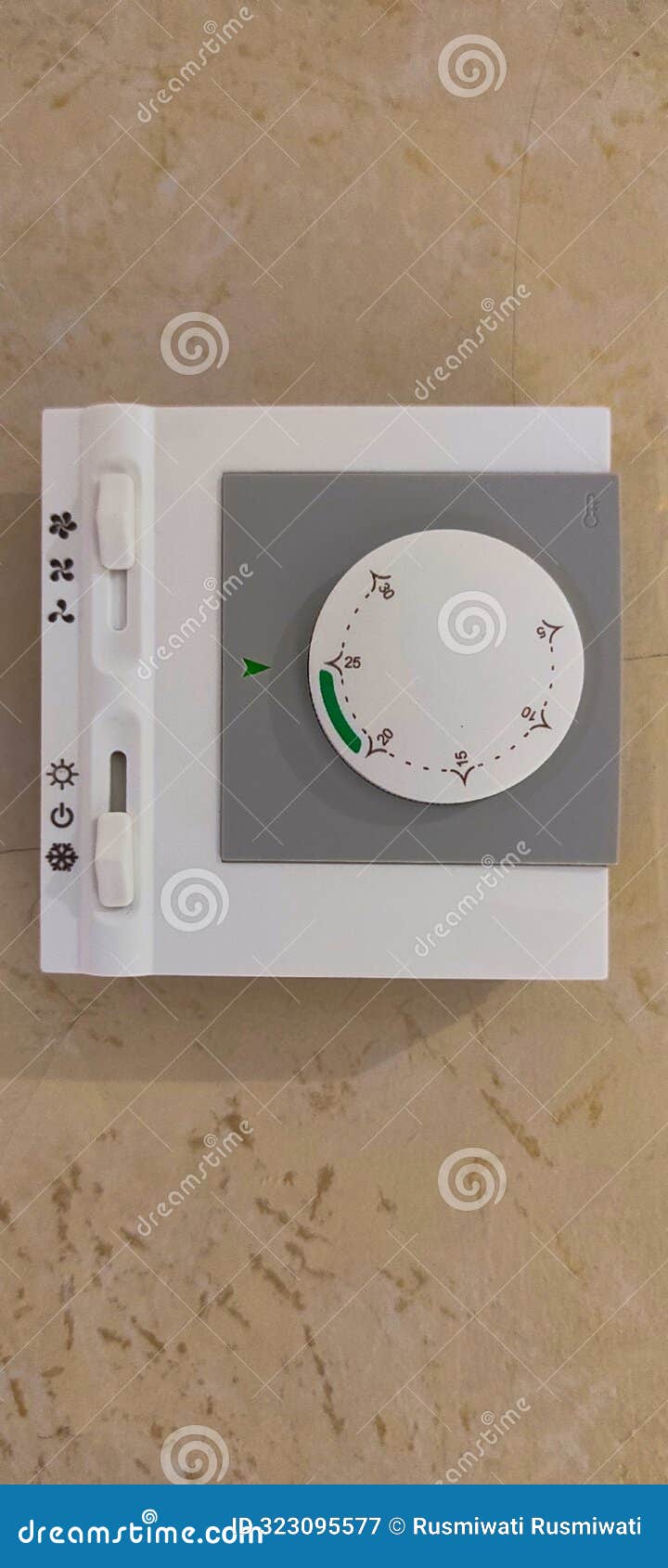 AC Remote in the Room Attached To the Wall Stock Image - Image of ...