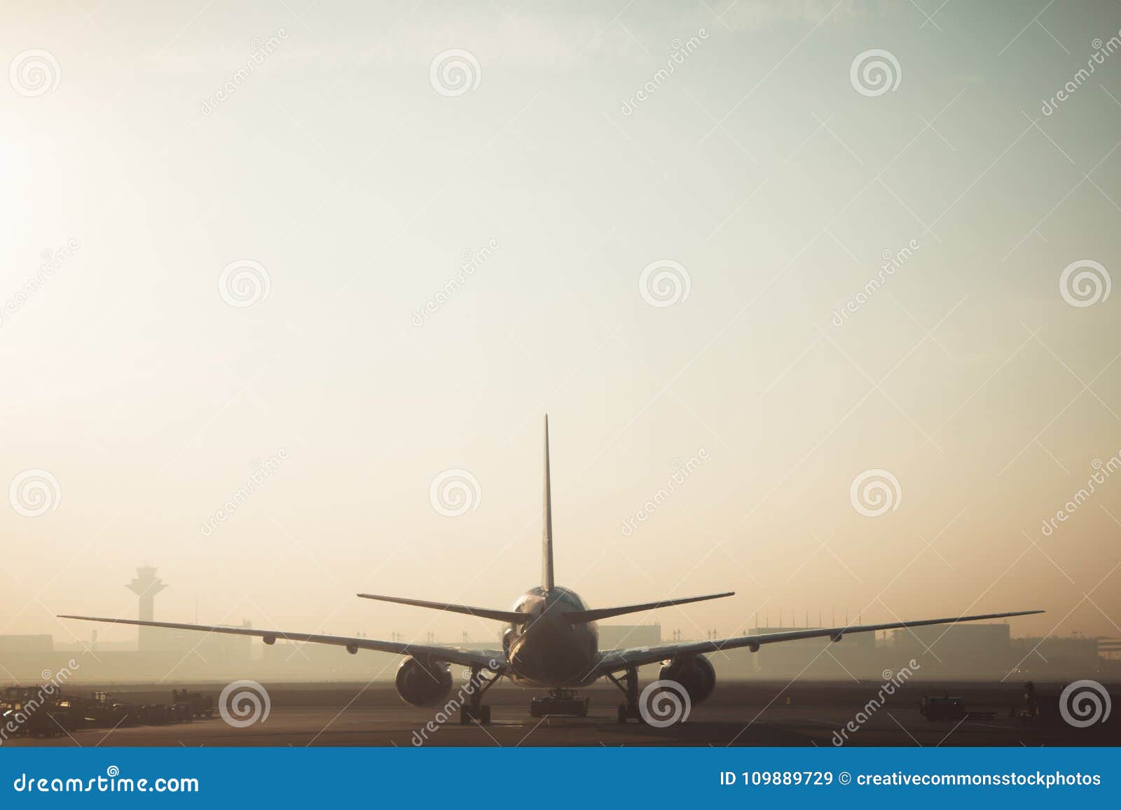 White And Gray Airplane Picture. Image: 109889729