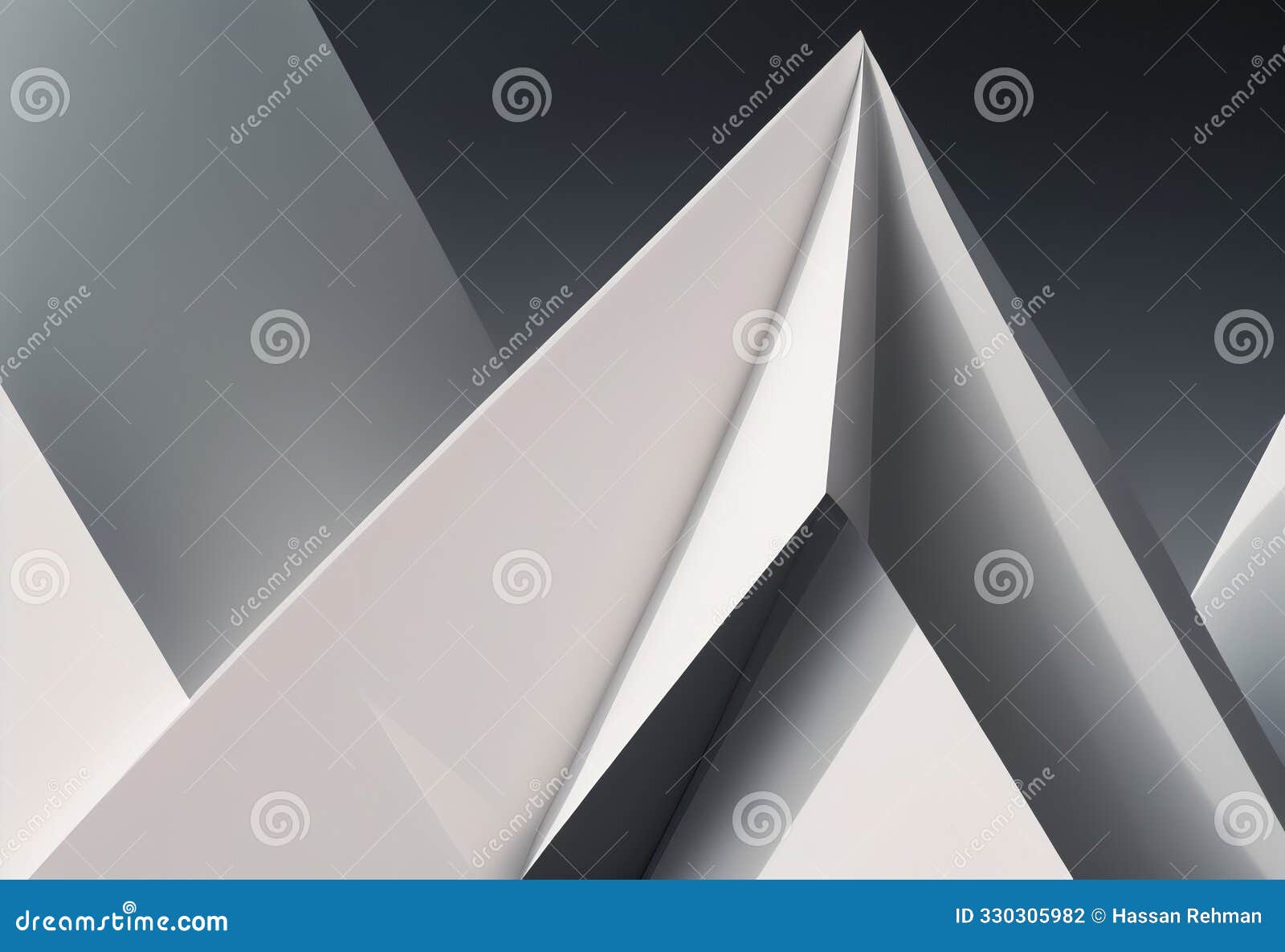 White and Gray Background with Abstract Triangle Shapes and Angles ...