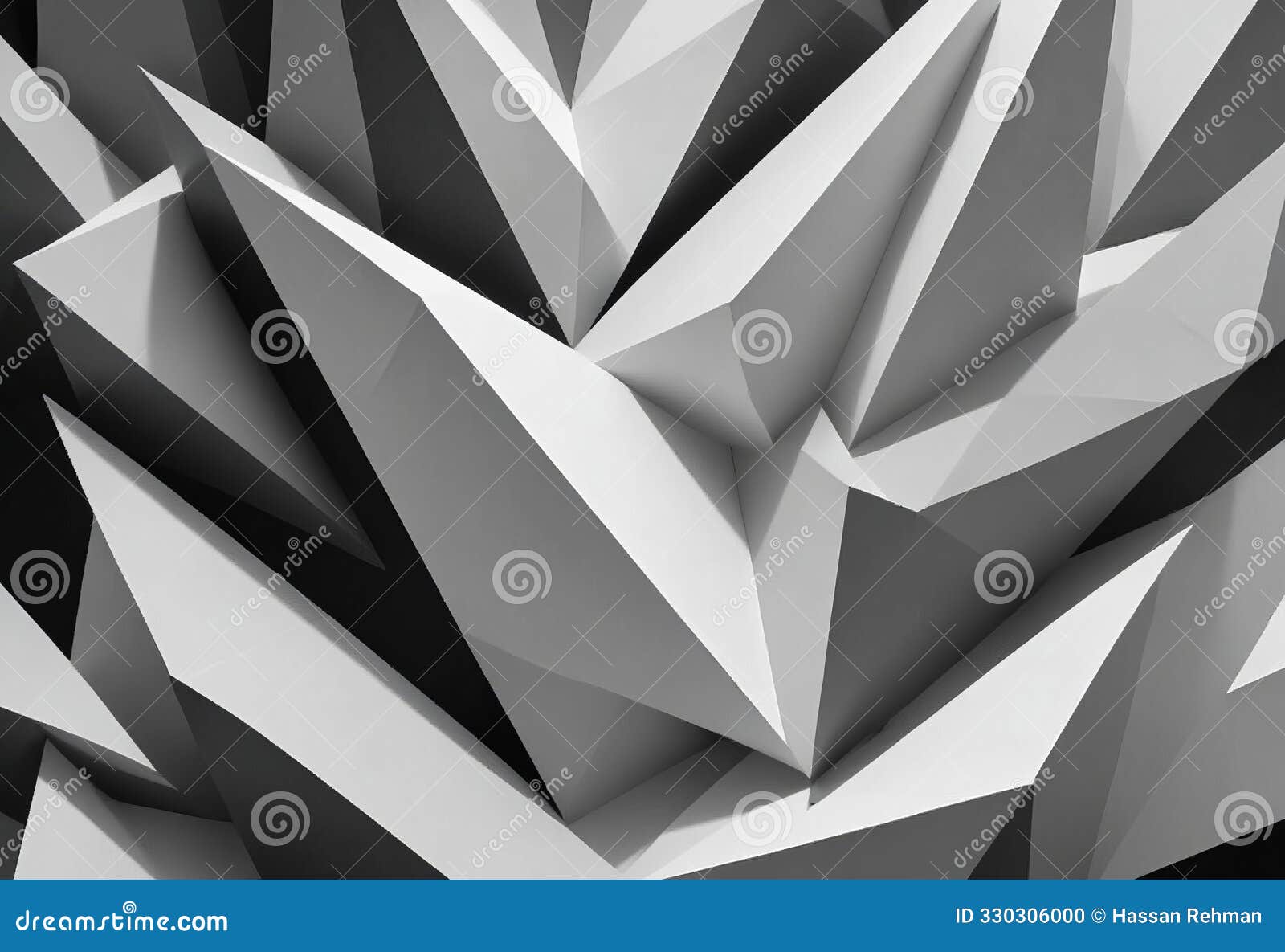 White and Gray Background with Abstract Triangle Shapes and Angles ...