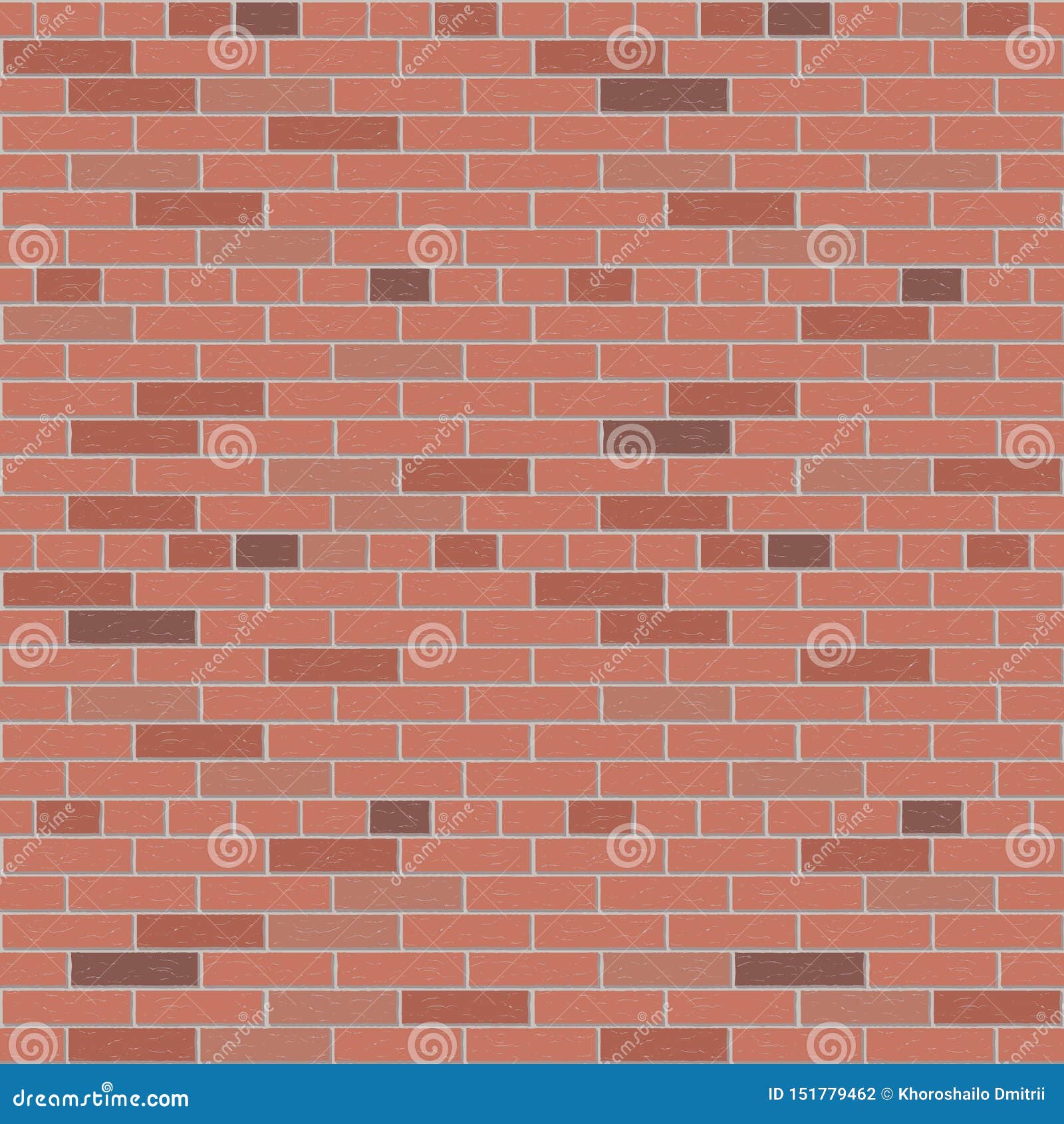 Red Brick Wall Vector Pattern Interior Graphic Stock Vector ...