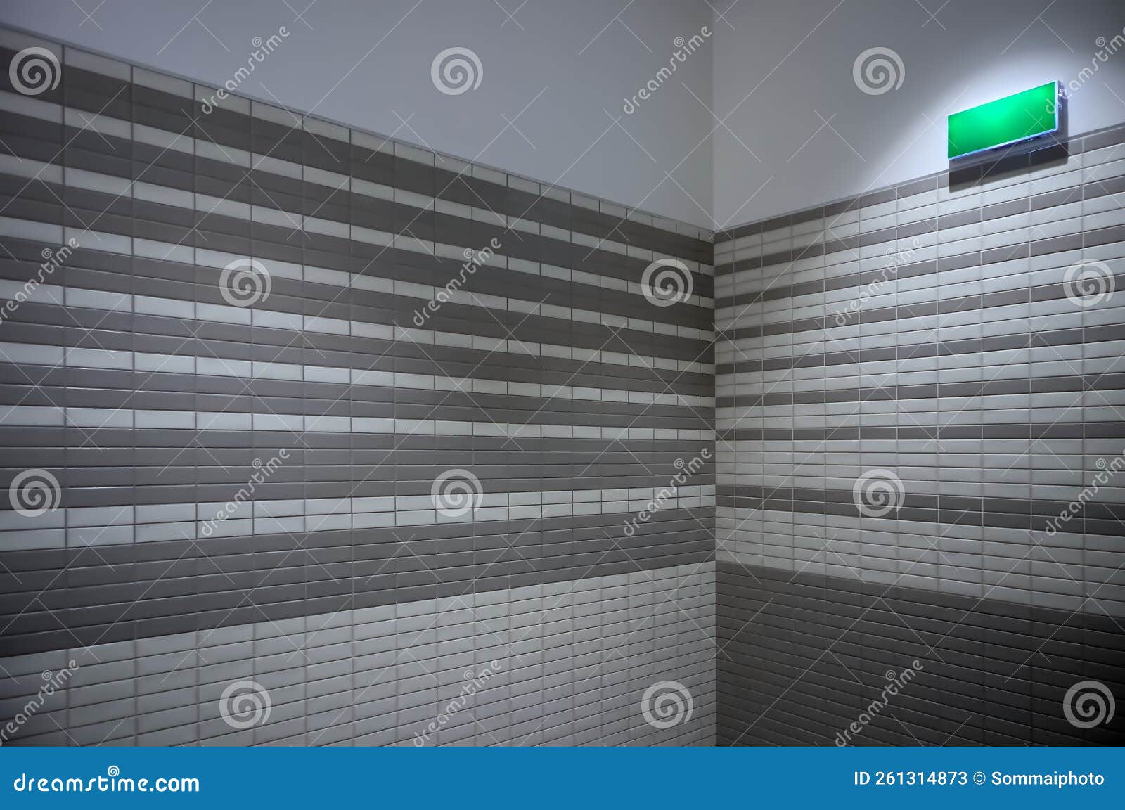 White and Gray Ceramic Wall Pattern Stock Image - Image of design ...