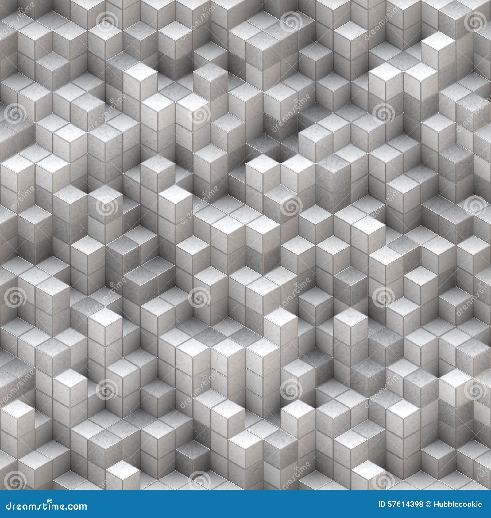 White and gray cubes stock illustration. Illustration of abstract ...