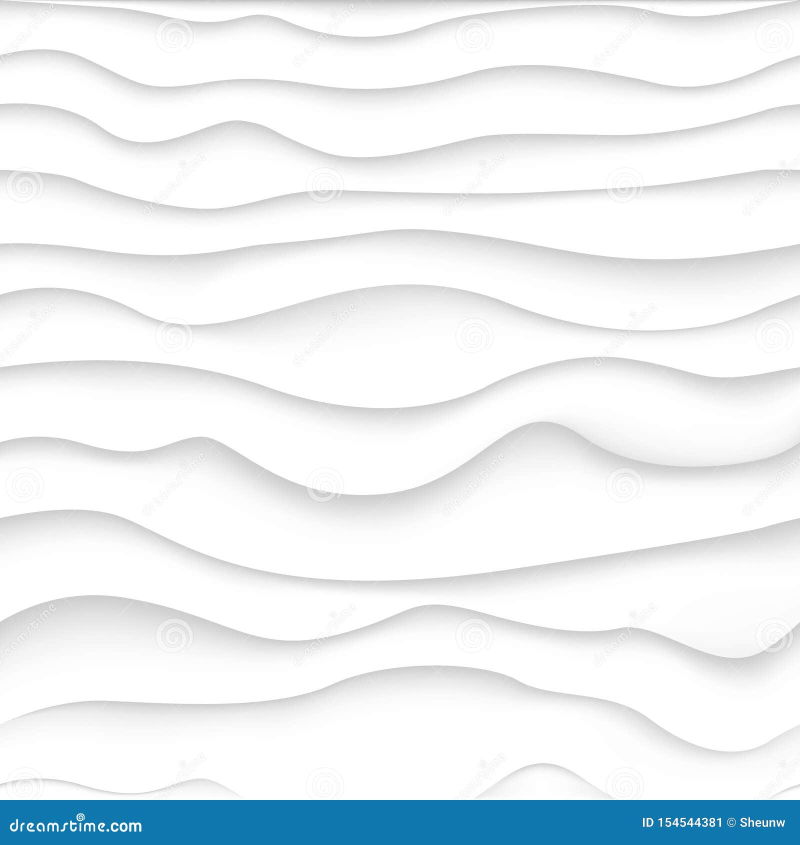 White and Gray Curve Gradient Texture. Simple Wavy Pattern Stock Vector ...