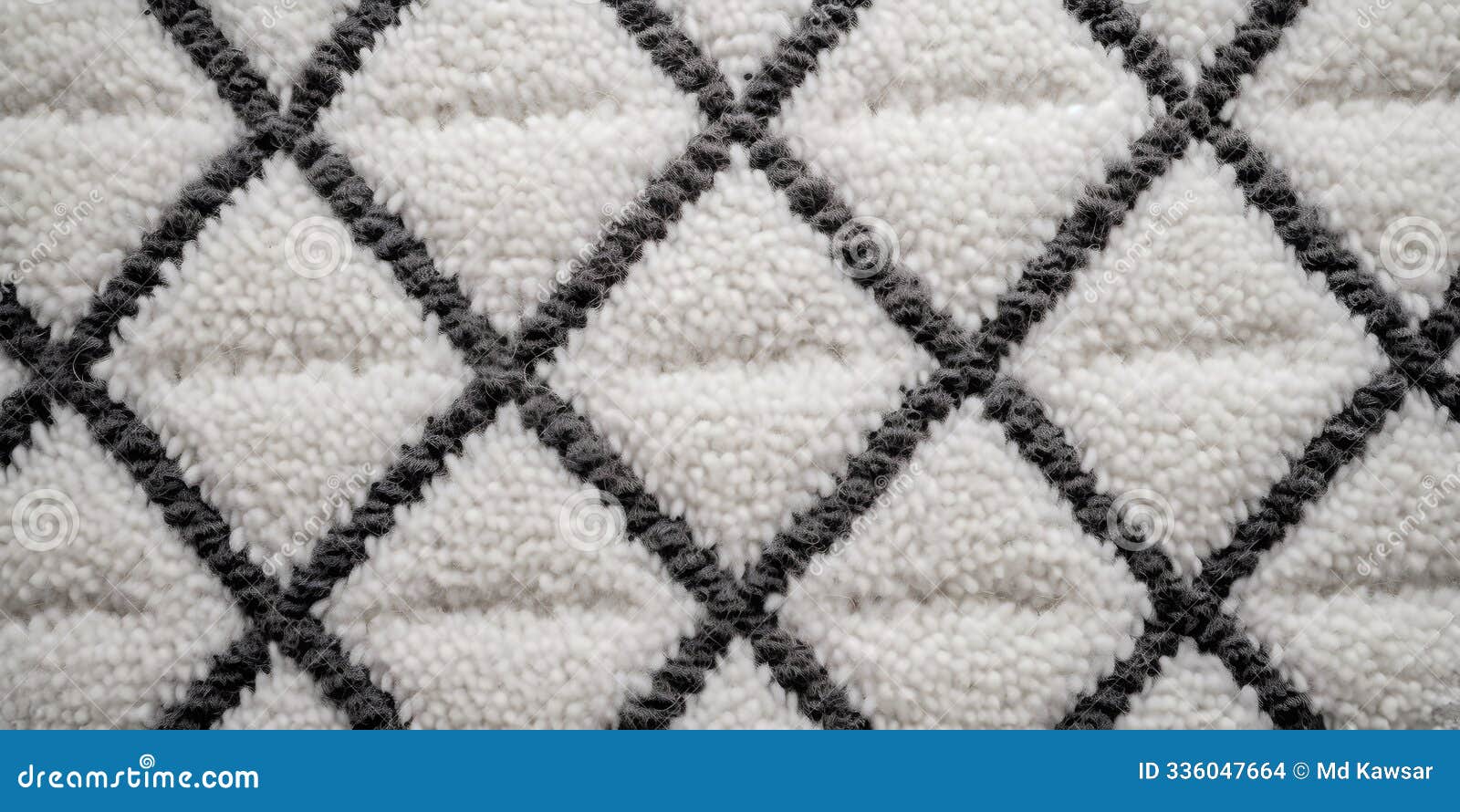 White and Gray Diamond Grid Carpet Texture Stock Illustration ...