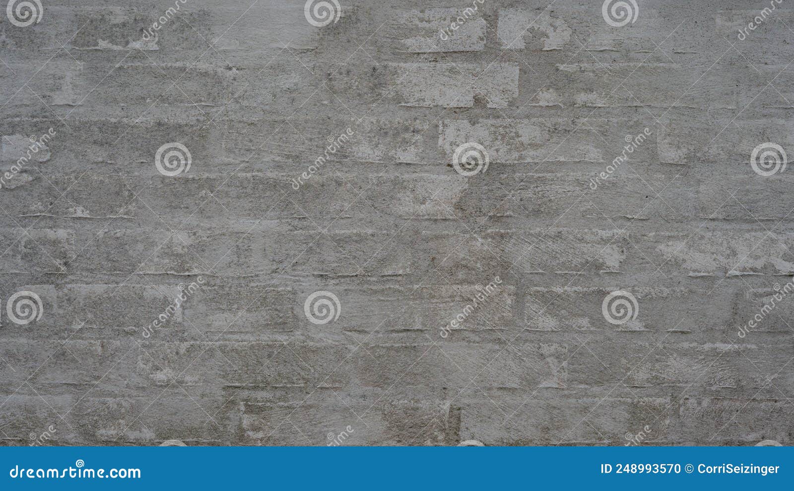 White Gray Grey Light Damaged Cement Concrete Rustic Brick Wall ...